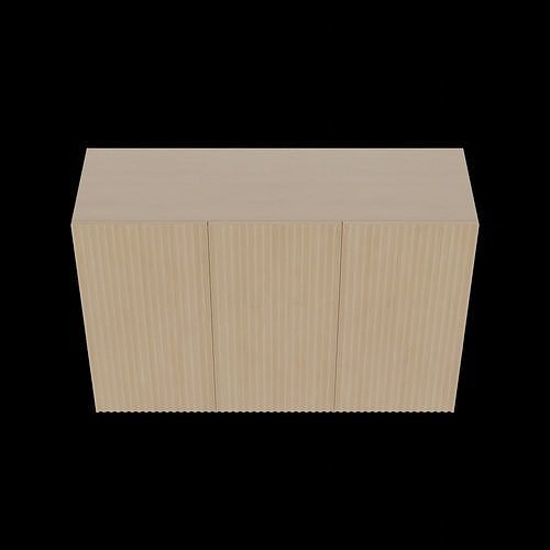 3D model Wood storage closet VR / AR / low-poly | CGTrader