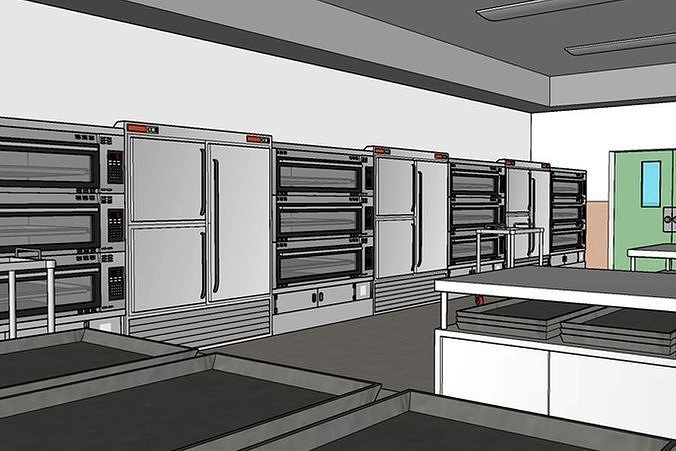 Bakery 3D model | CGTrader