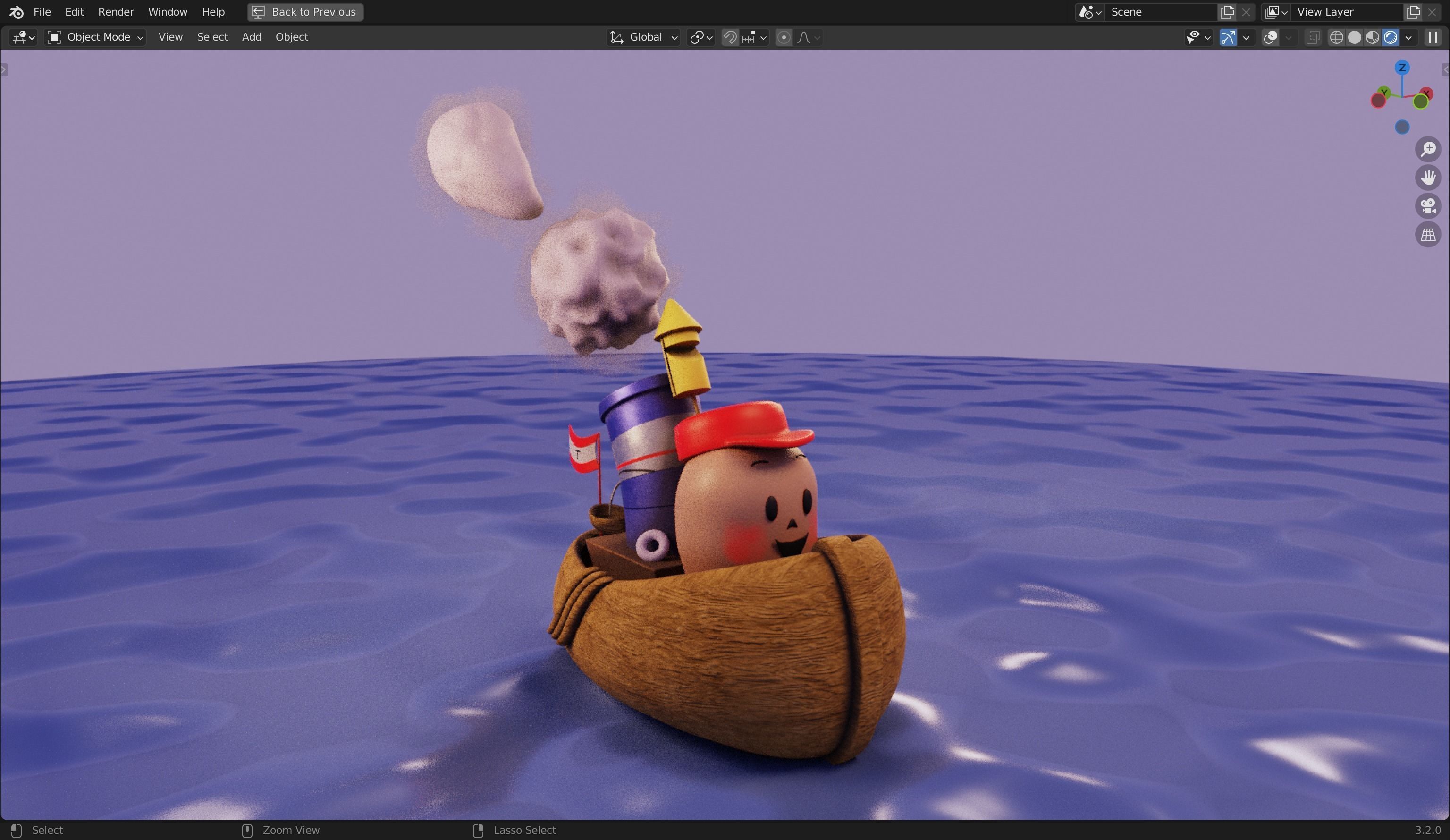 Little Toot 3D Model Base on 1939 children picture book 3D model | CGTrader