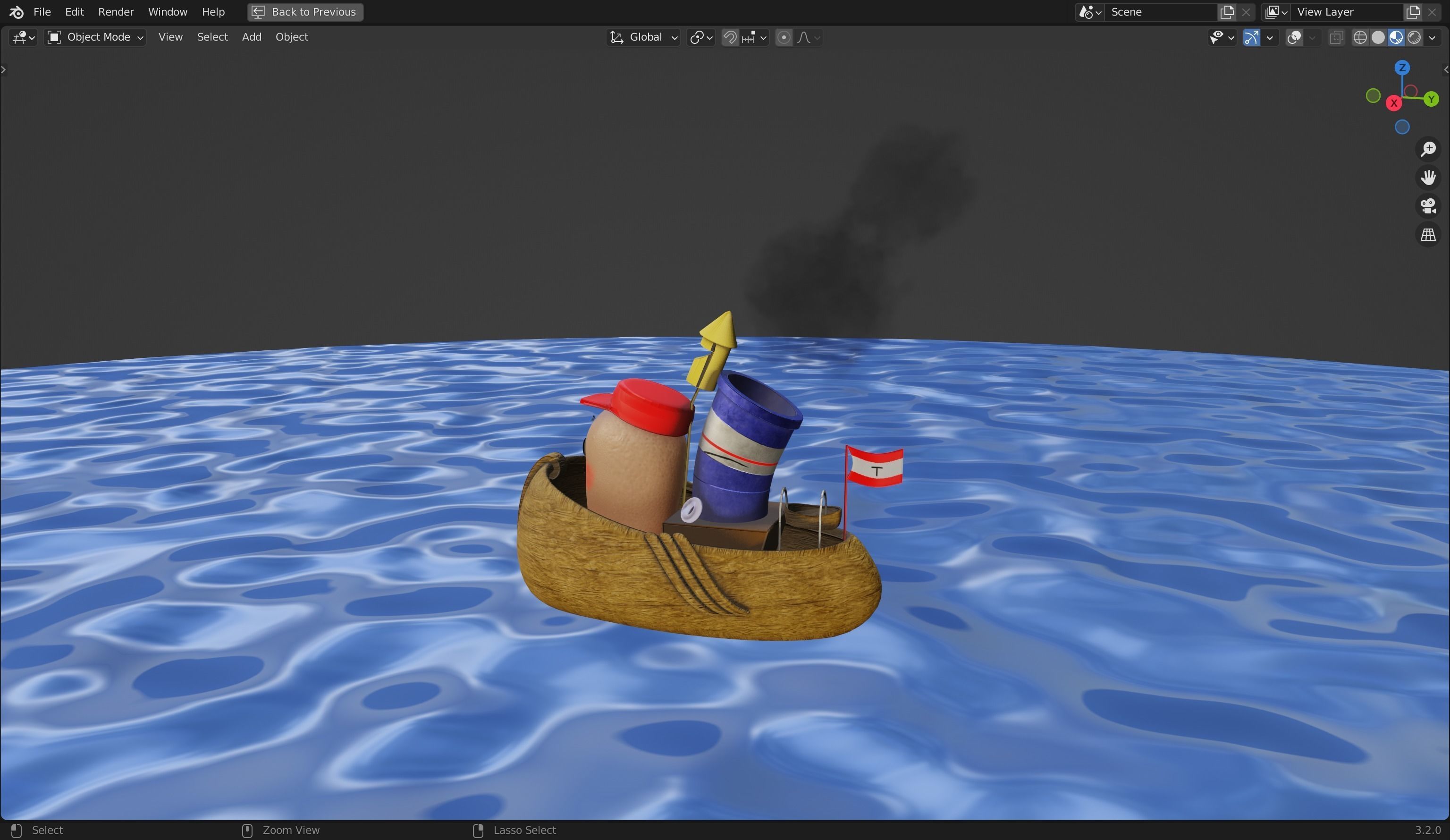 Little Toot 3D Model Base on 1939 children picture book 3D model | CGTrader