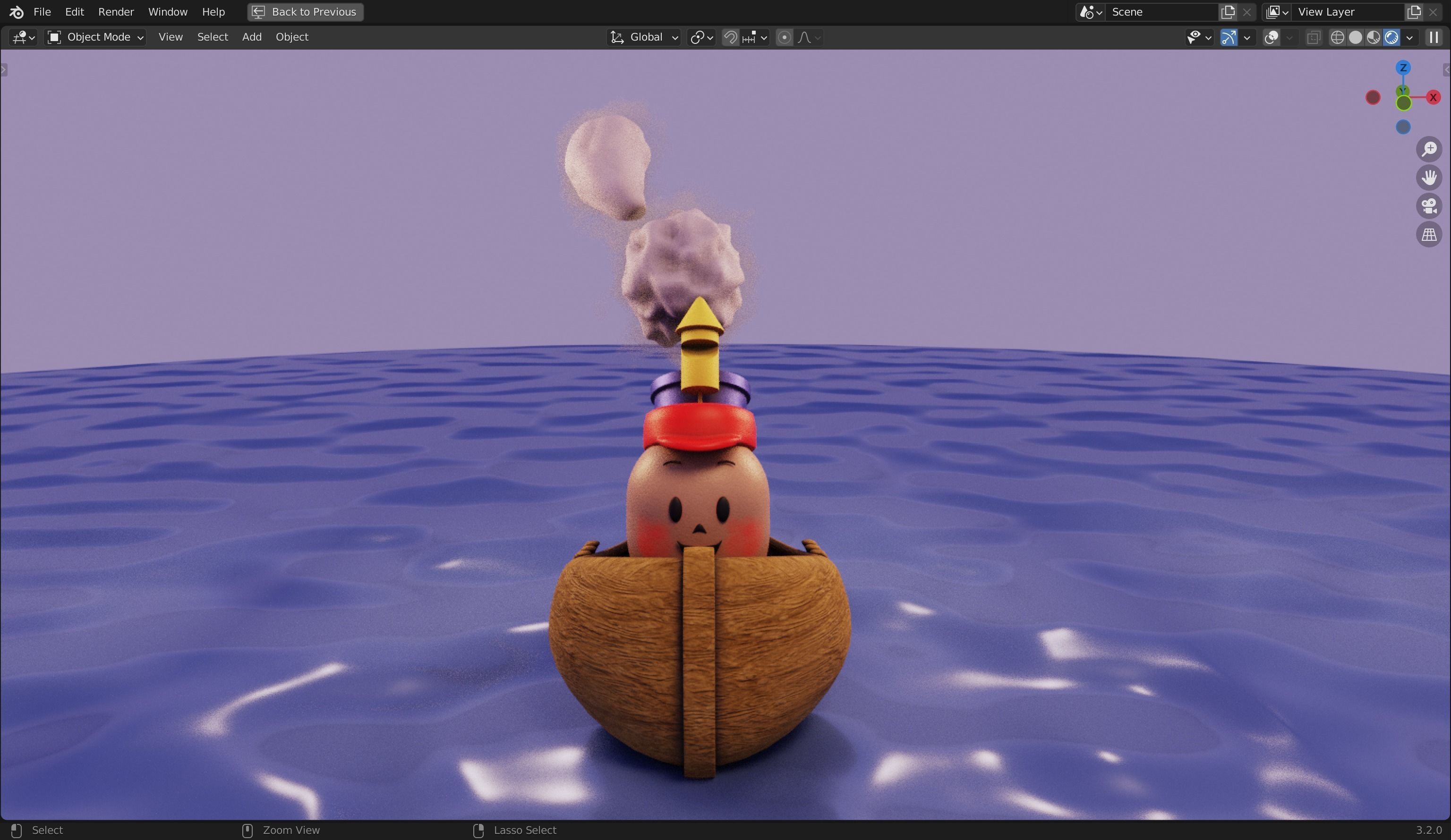 Little Toot 3D Model Base on 1939 children picture book 3D model | CGTrader