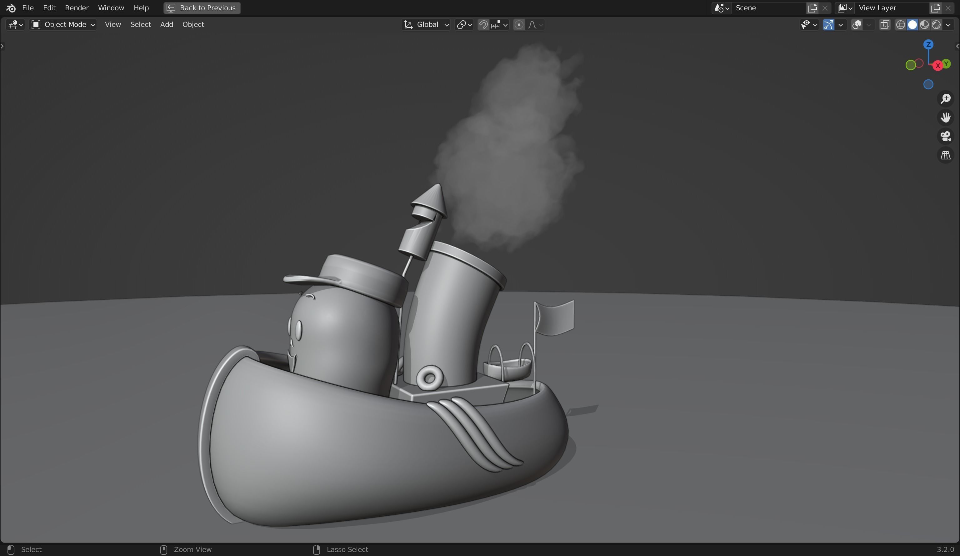 Little Toot 3D Model Base on 1939 children picture book 3D model | CGTrader