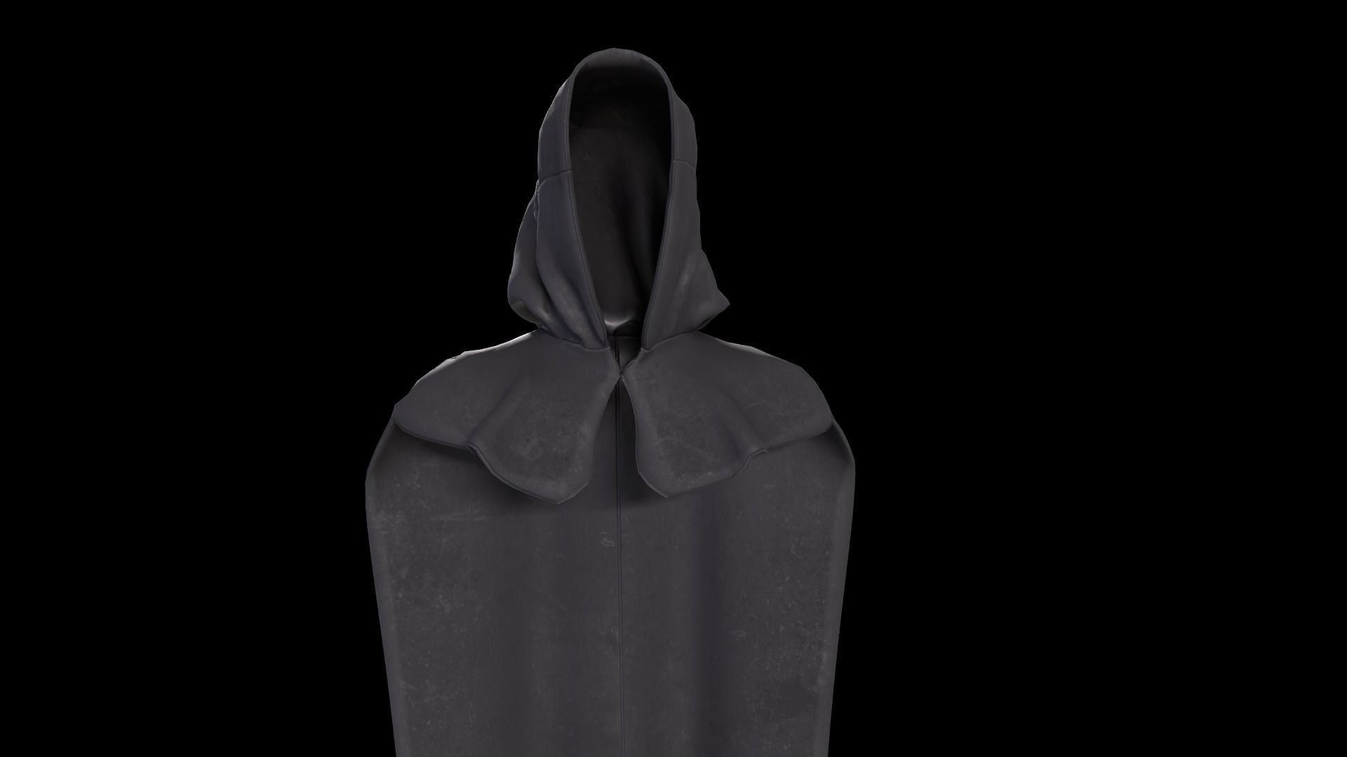 3D model hood cloak VR / AR / low-poly | CGTrader
