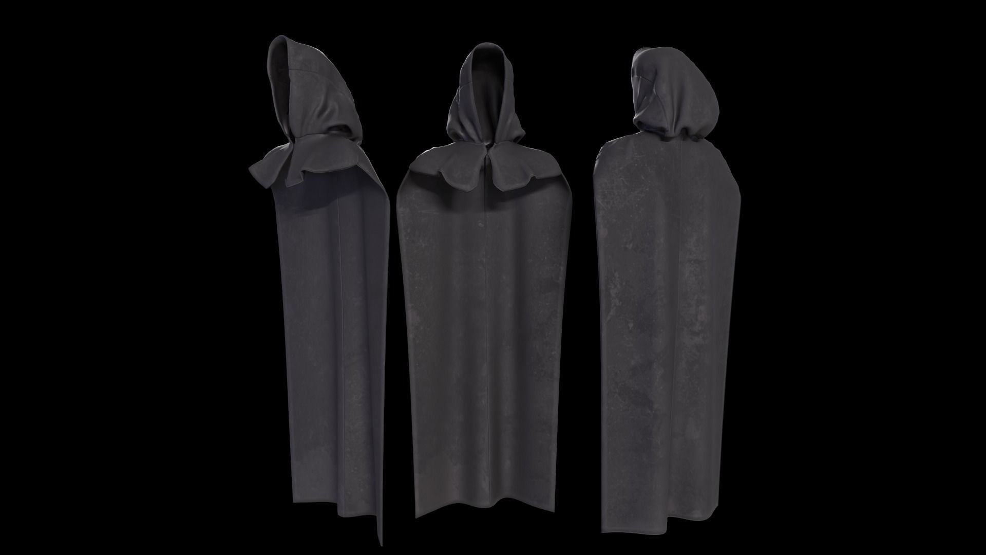 3D model hood cloak VR / AR / low-poly | CGTrader