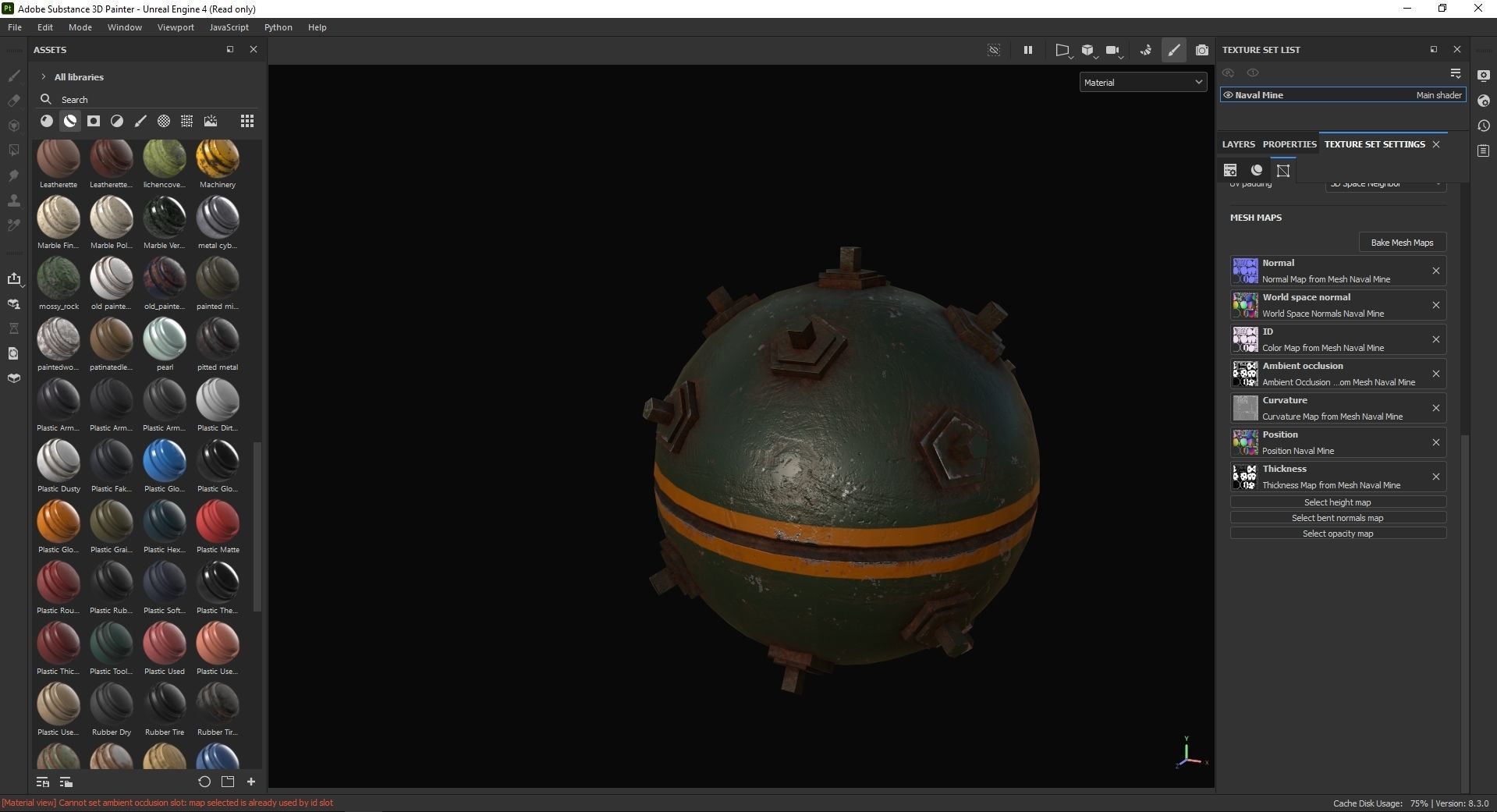 3D model Naval Mine 3D Model VR / AR / low-poly | CGTrader