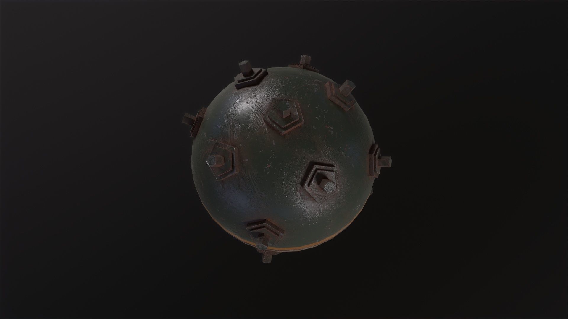 3D model Naval Mine 3D Model VR / AR / low-poly | CGTrader