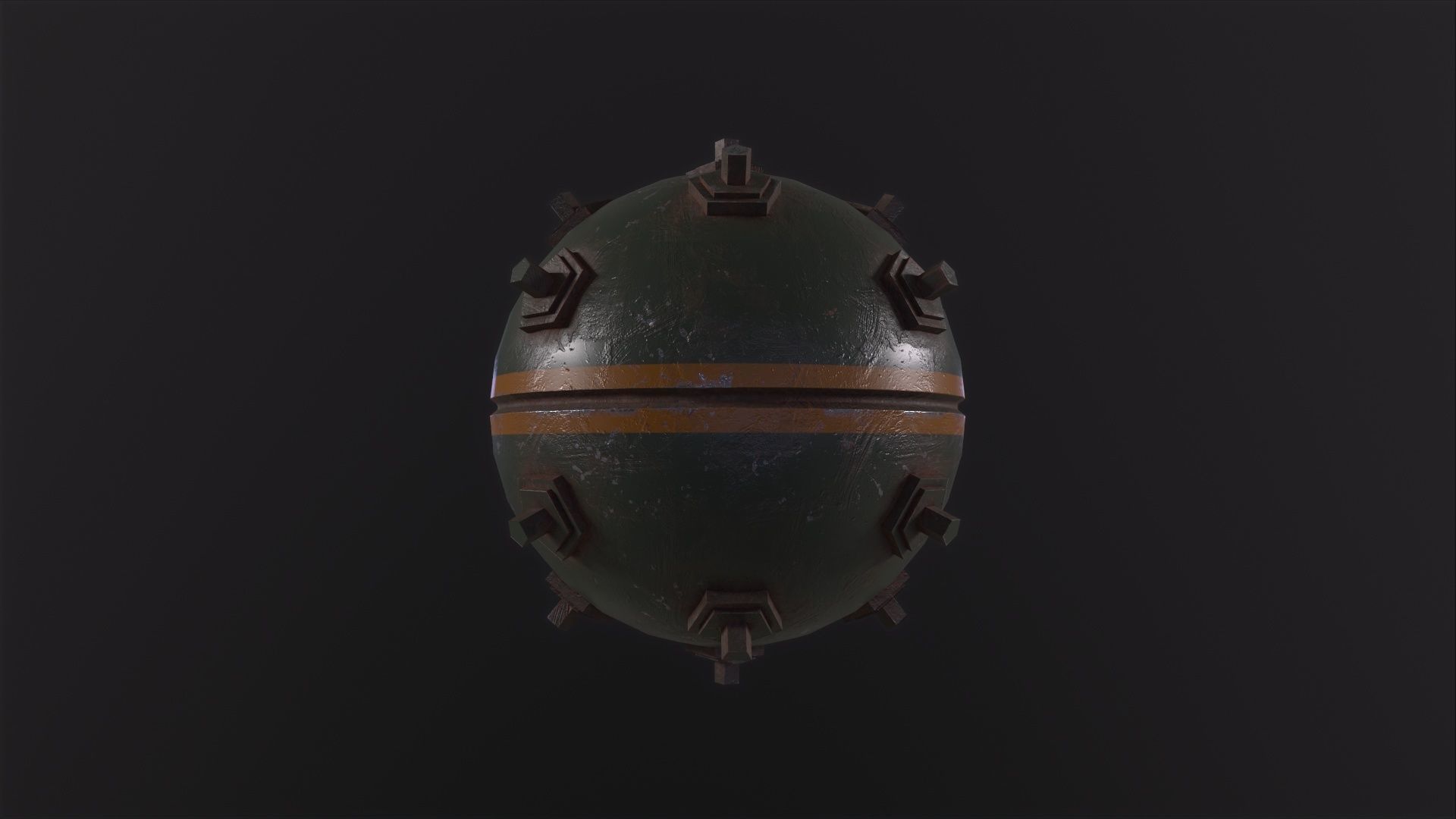 3D model Naval Mine 3D Model VR / AR / low-poly | CGTrader