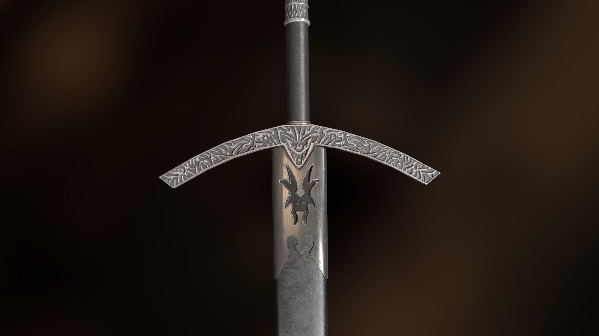 Iron Longsword with Sheath - PBR Low-poly Model free VR / AR / low-poly 3D model | CGTrader