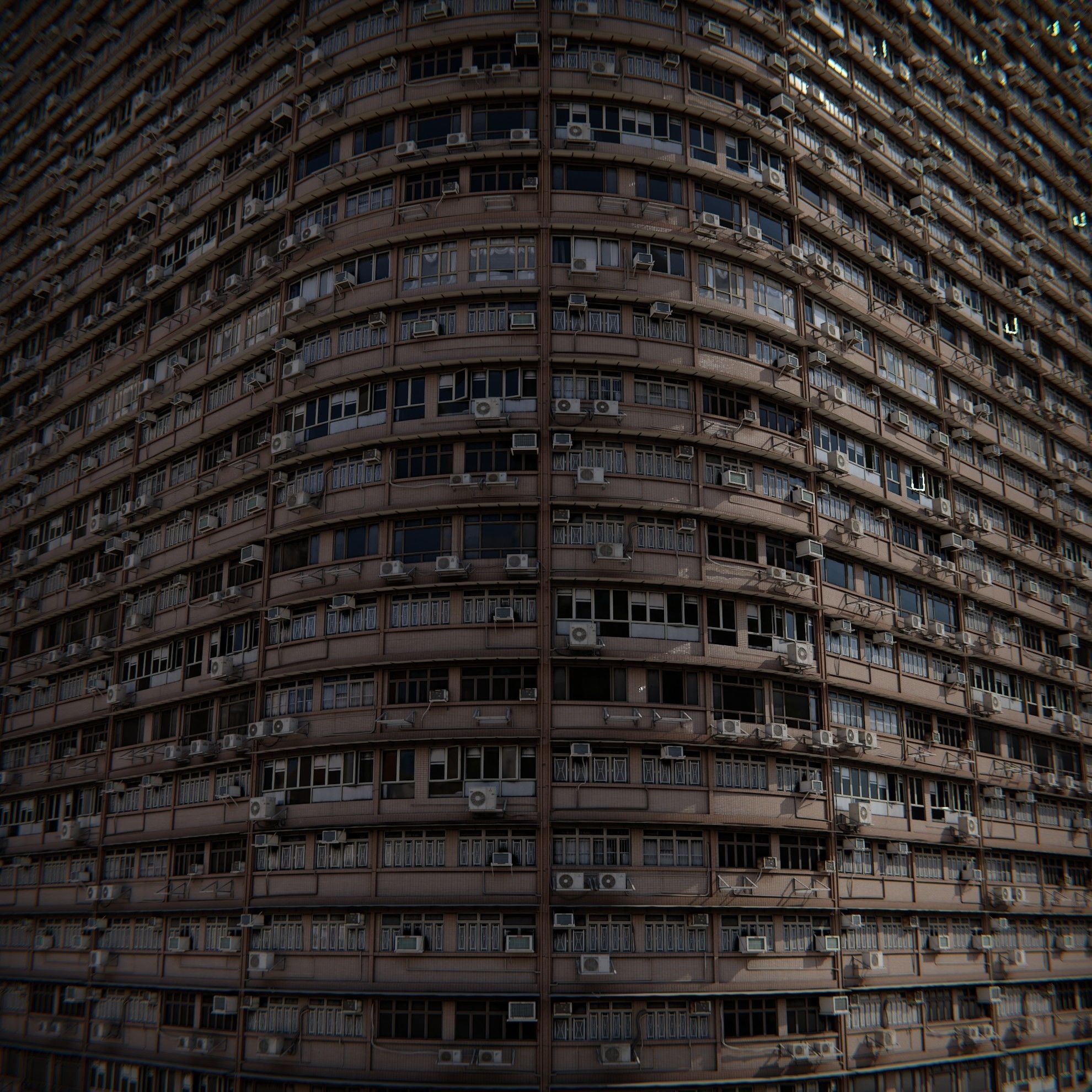 3D model Dystopian Asian Building 3 VR / AR / low-poly | CGTrader