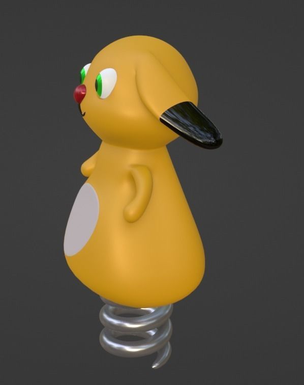 Bouncy Jumping Rabbit 3D model animated rigged | CGTrader