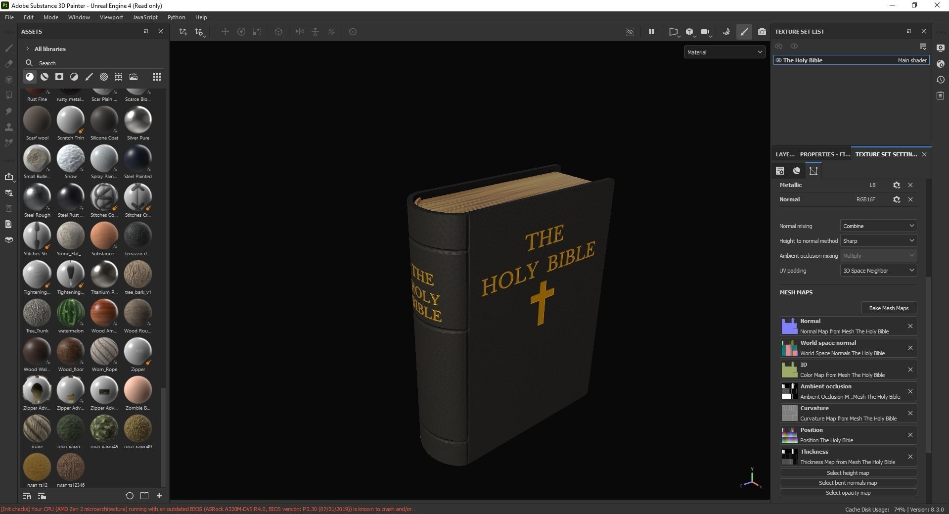 3D model The Holy Bible 3D Model VR / AR / low-poly | CGTrader