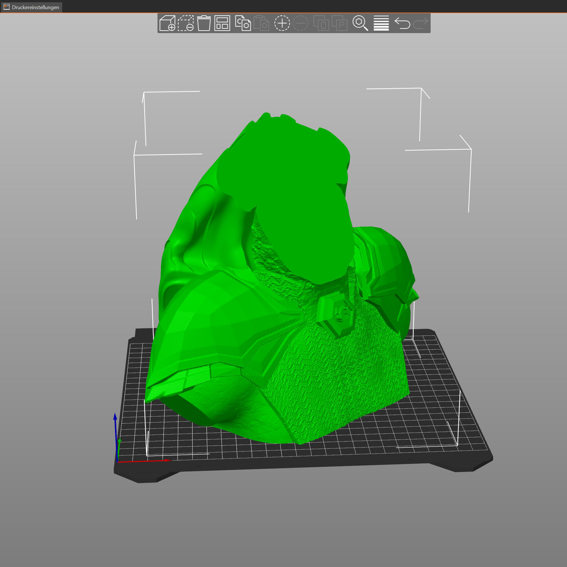 Egyptian God Sobek - Anubis Bust 3D model 3D printable | CGTrader