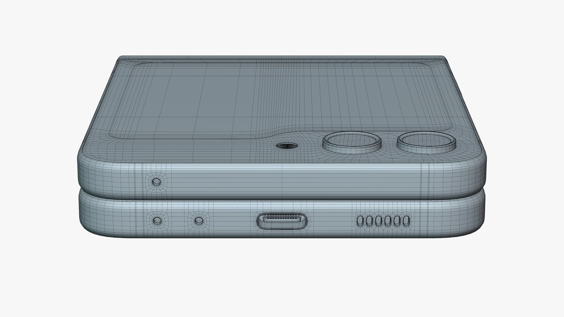 3D model Samsung Galaxy Z Flip 5 Graphite VR / AR / low-poly | CGTrader