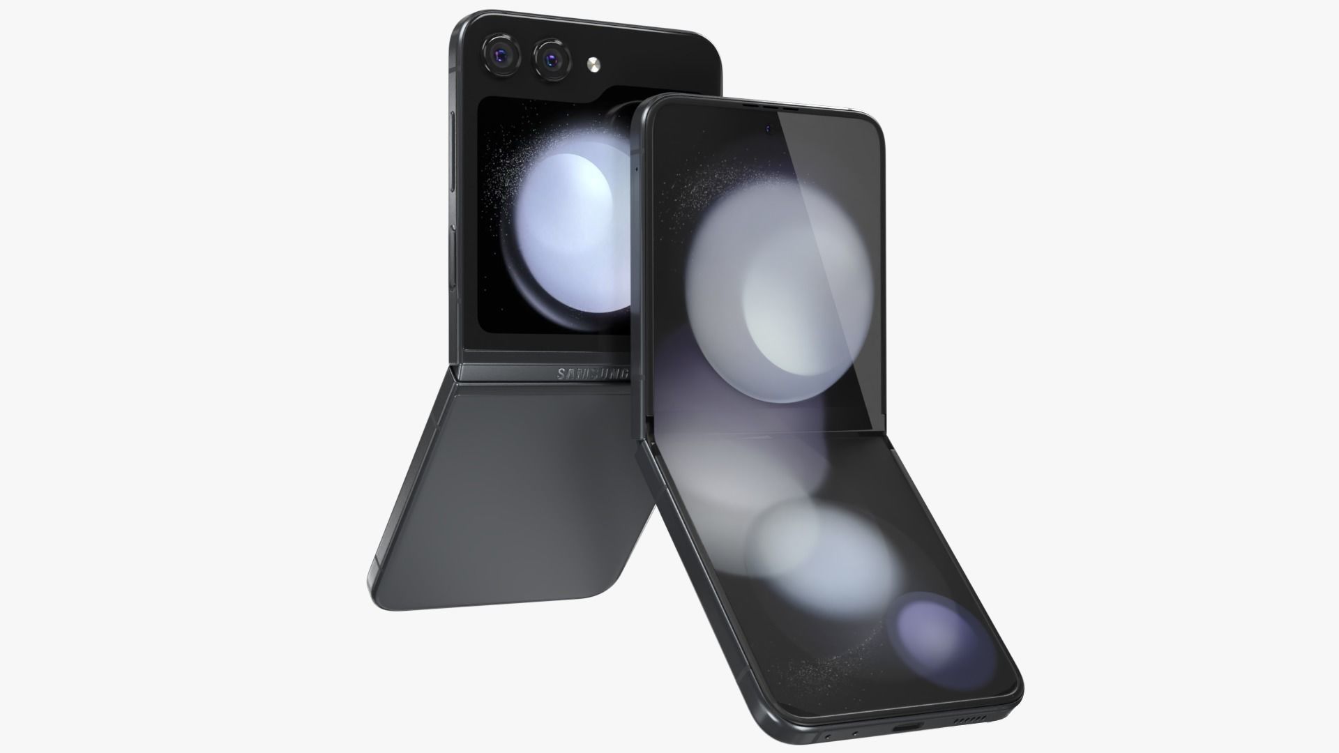 3D model Samsung Galaxy Z Flip 5 Graphite VR / AR / low-poly | CGTrader