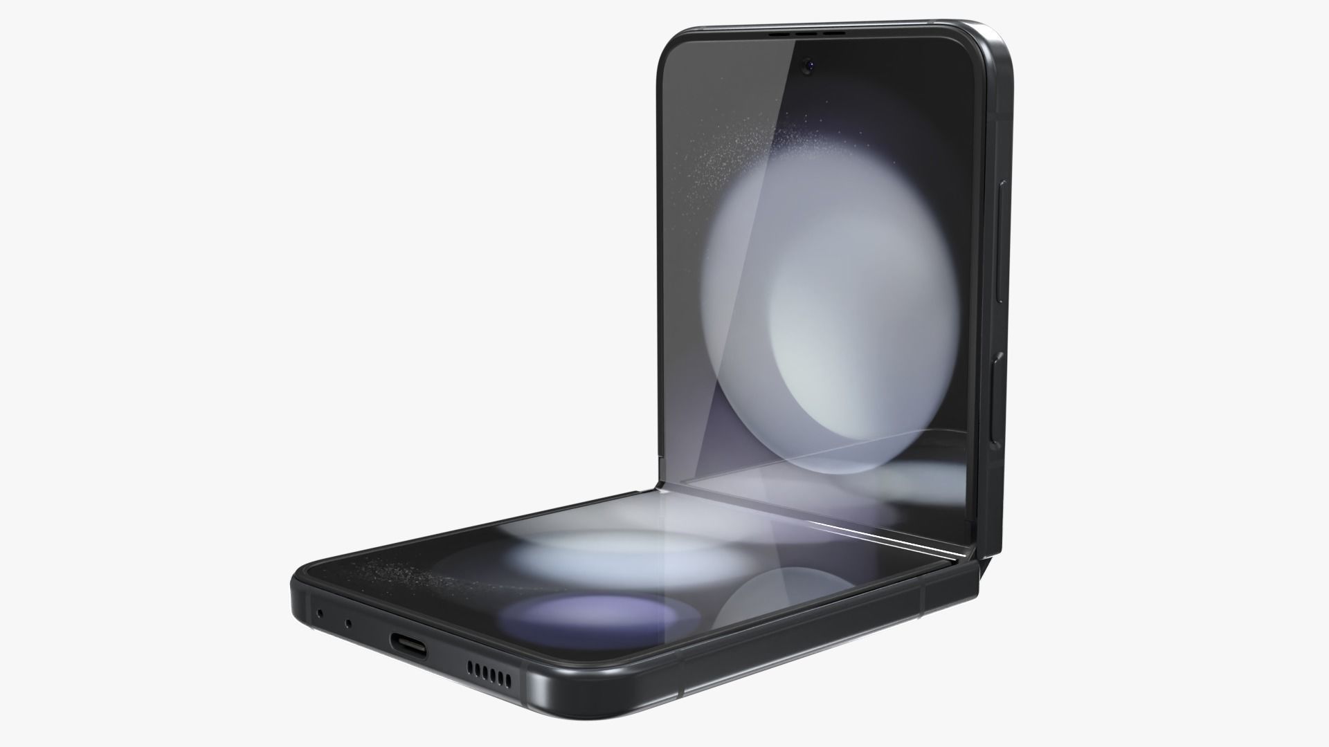 3D model Samsung Galaxy Z Flip 5 Graphite VR / AR / low-poly | CGTrader