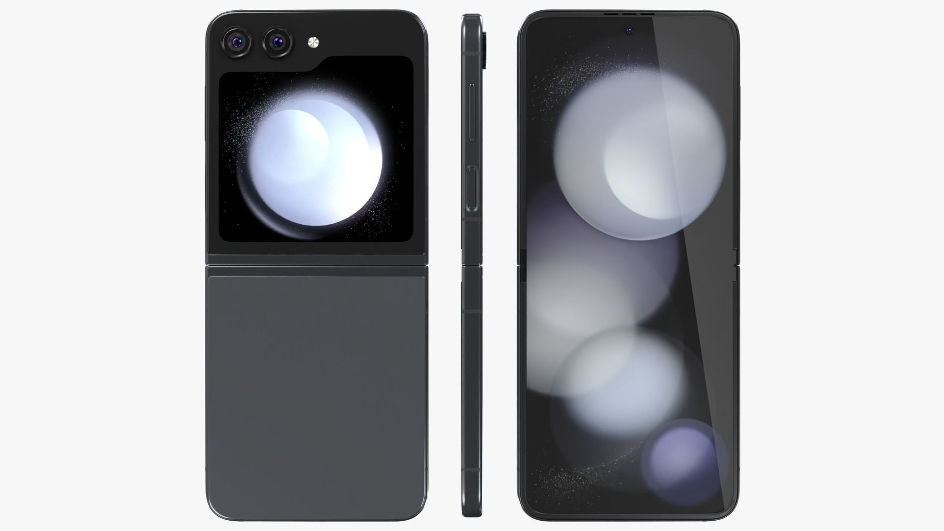 3D model Samsung Galaxy Z Flip 5 Graphite VR / AR / low-poly | CGTrader