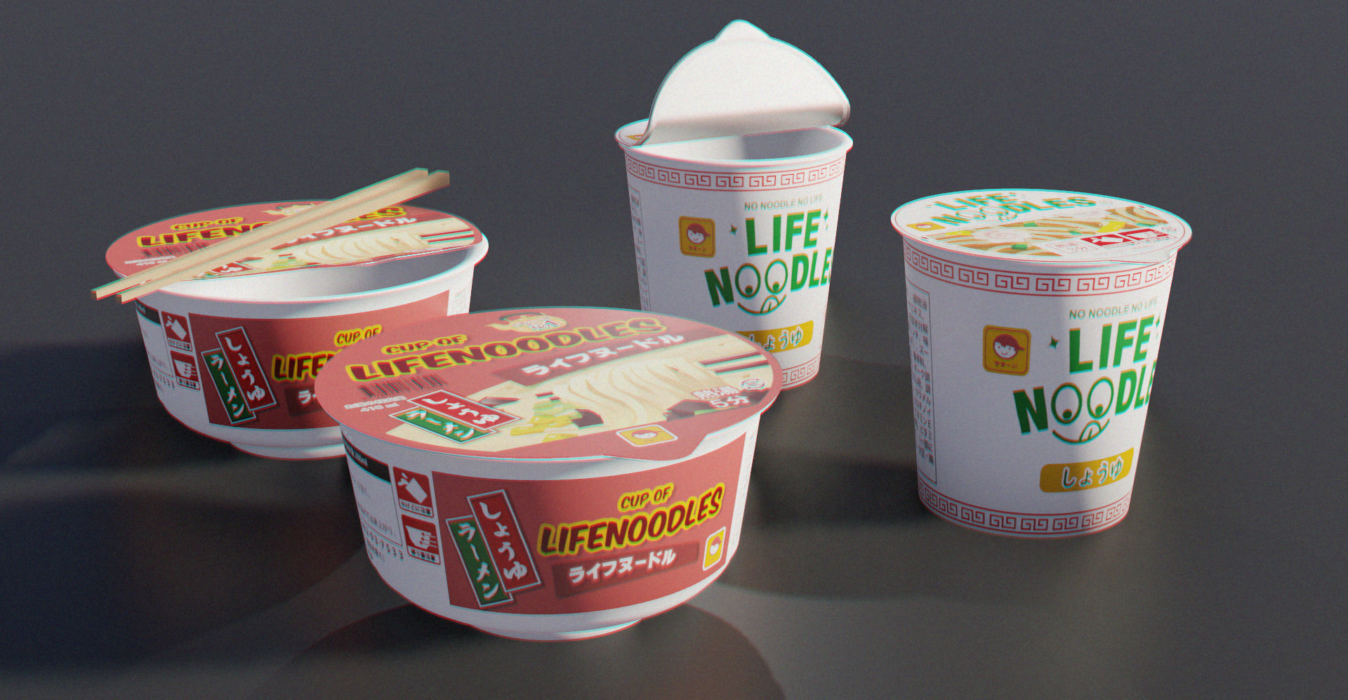 3D model Low-poly Assorted Trash from Japan with Editable PSD labels VR ...