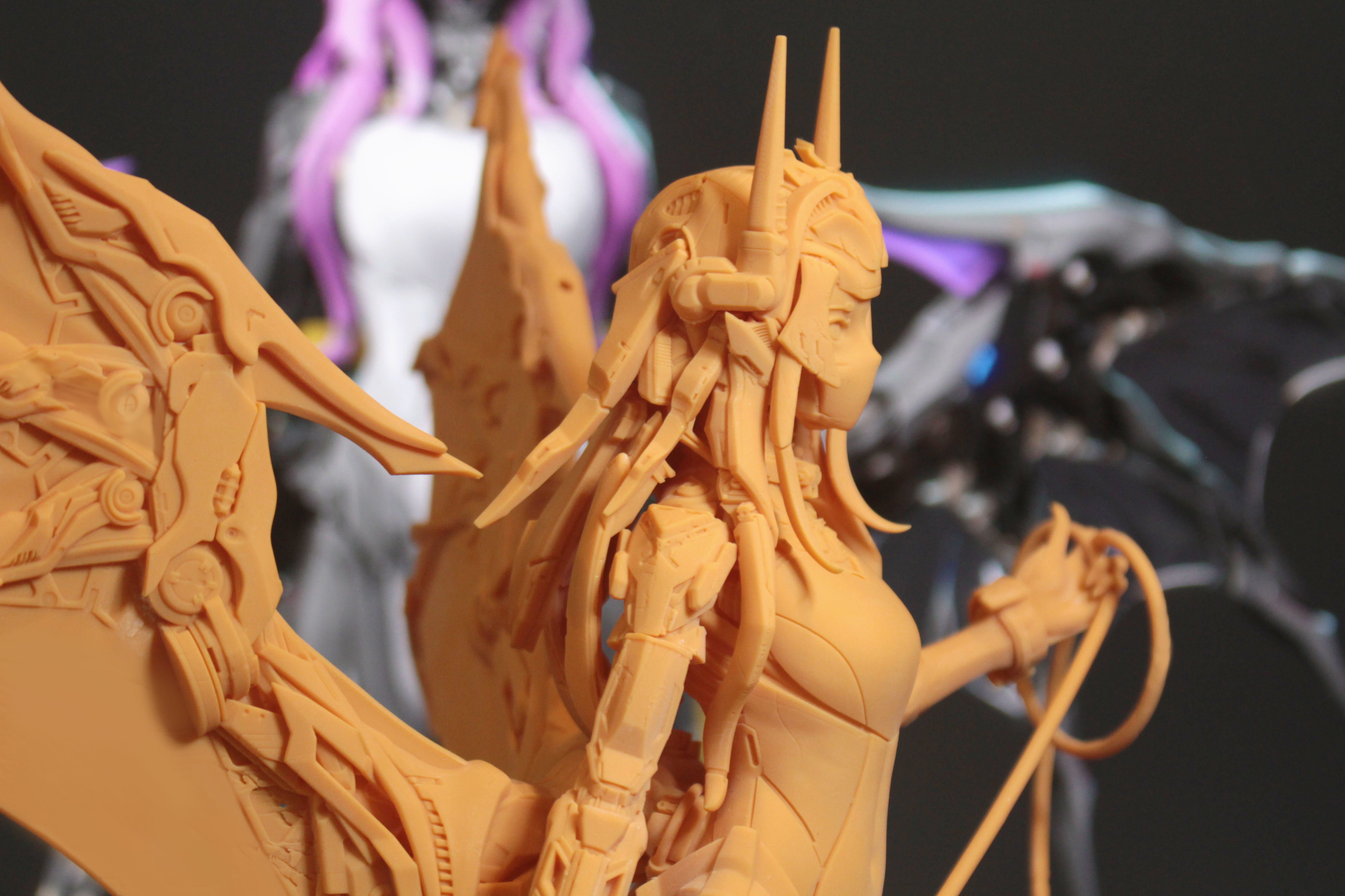 Lilith Mecha Succubus 3d Print Statue Files 3d Model 3d Printable Cgtrader