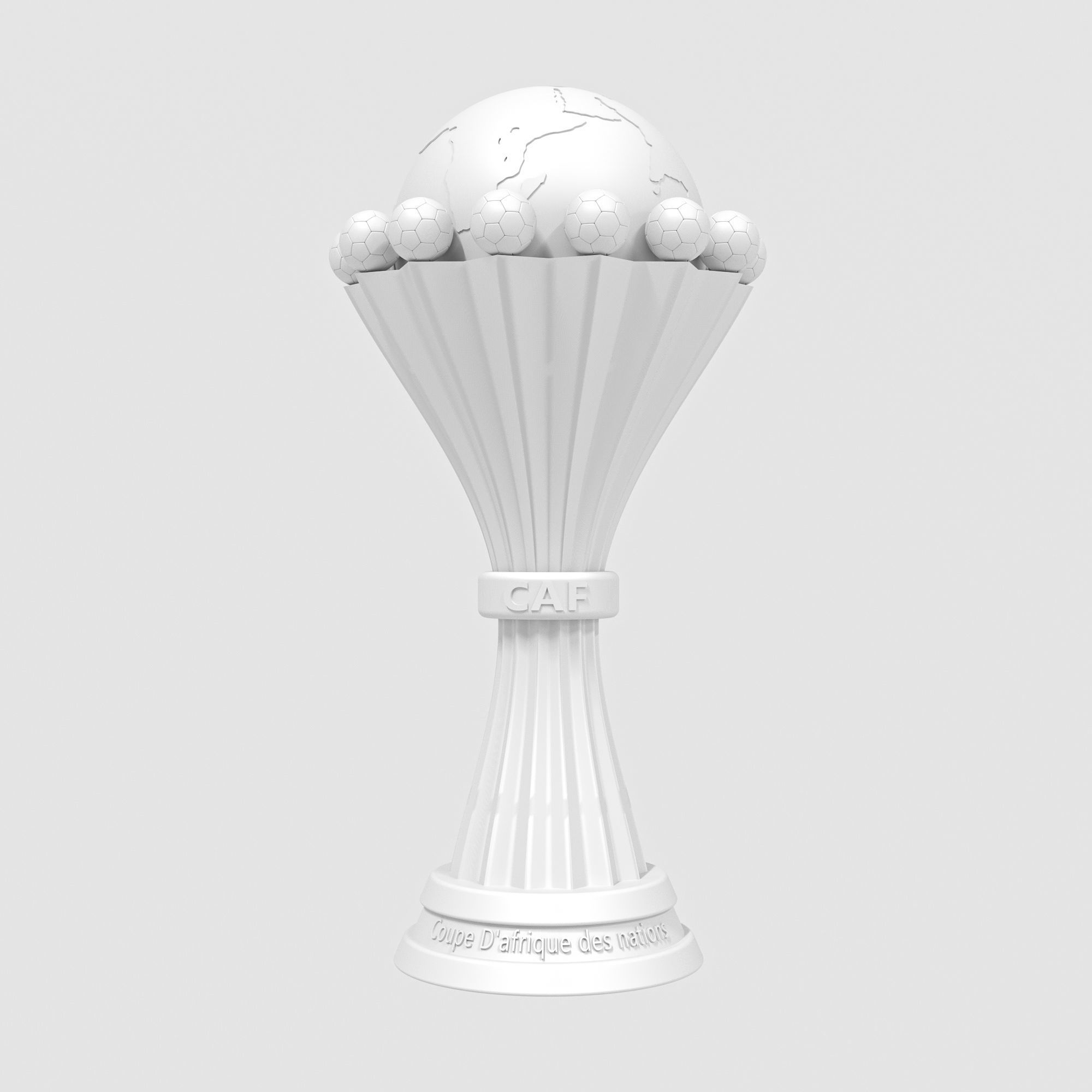 Africa Cup Of Nations Trophy CAF Champions 3D model | CGTrader