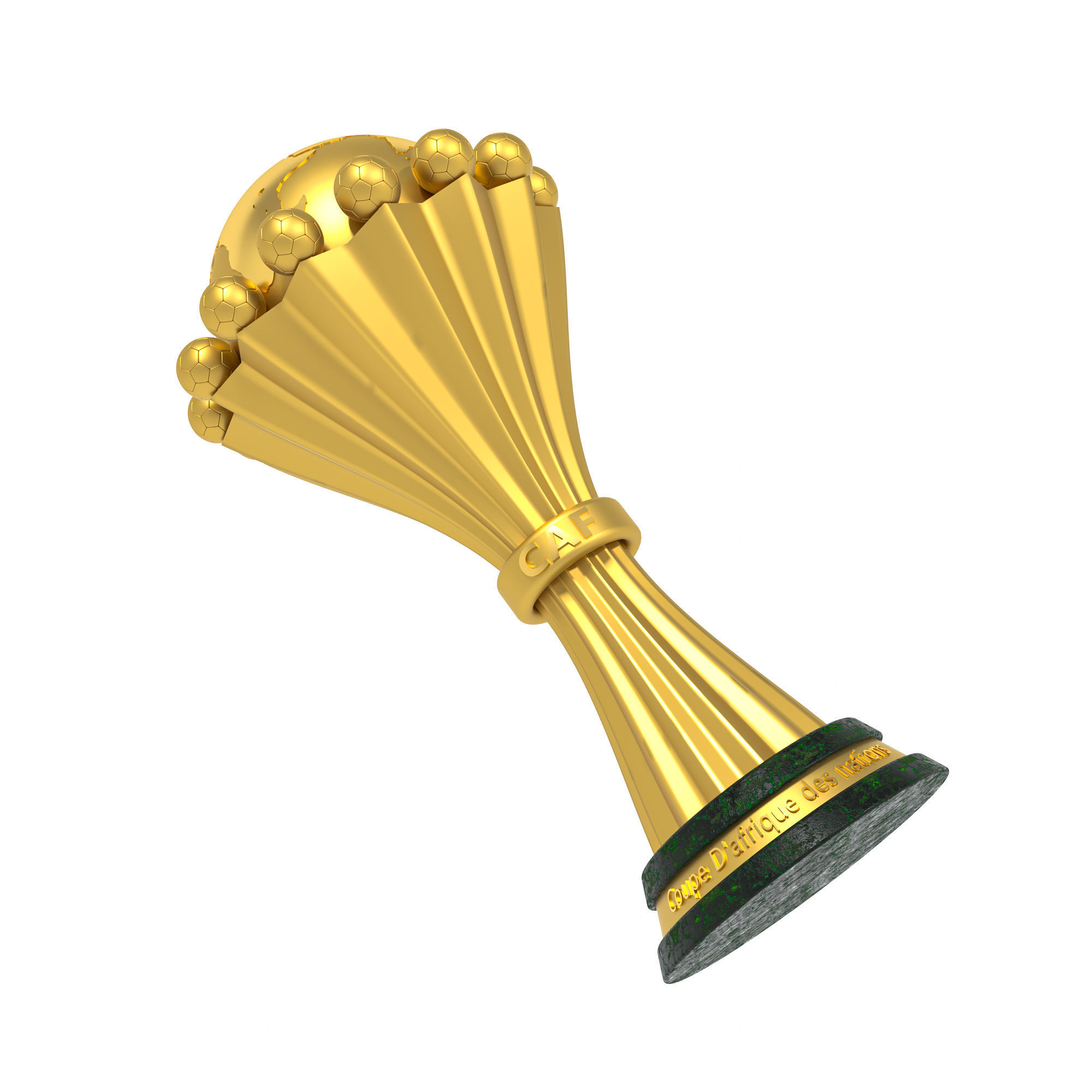 Africa Cup Of Nations Trophy CAF Champions 3D model | CGTrader