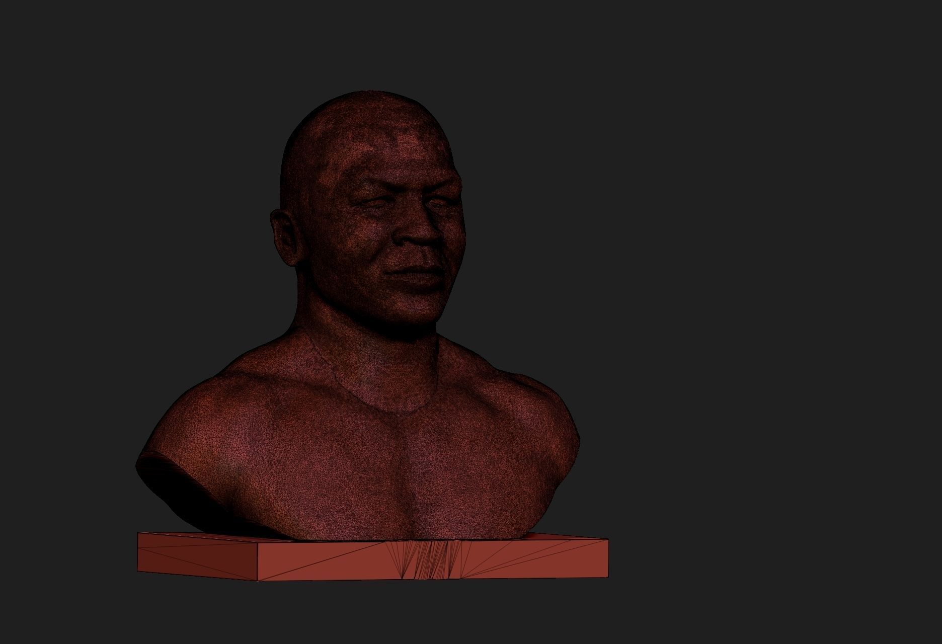 Mike Tyson 3D model 3D printable | CGTrader