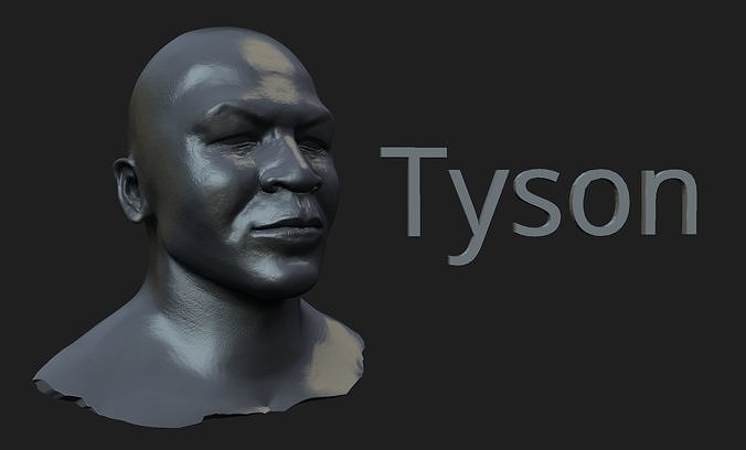 Mike Tyson 3D model 3D printable | CGTrader