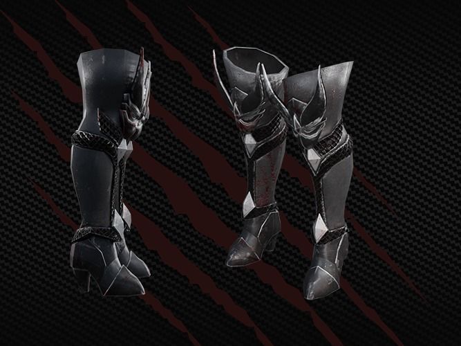3D model Leg Armor Demon King female for game VR / AR / low-poly | CGTrader