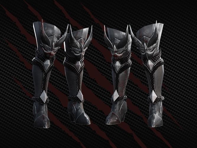 3D model Leg Armor Demon King female for game VR / AR / low-poly | CGTrader