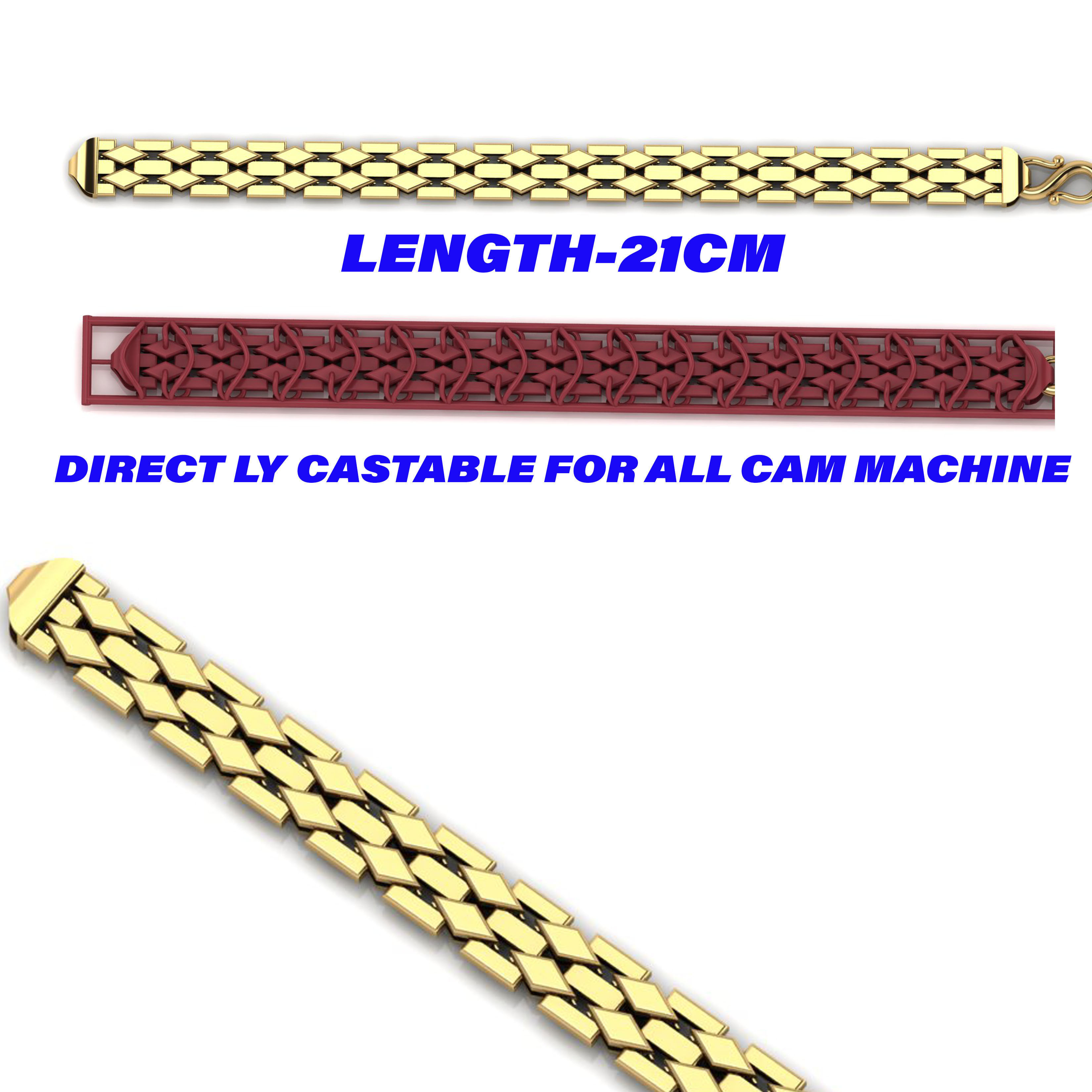 Top Sold Chain 3D Printing Models Directly Castable 3D model 3D ...