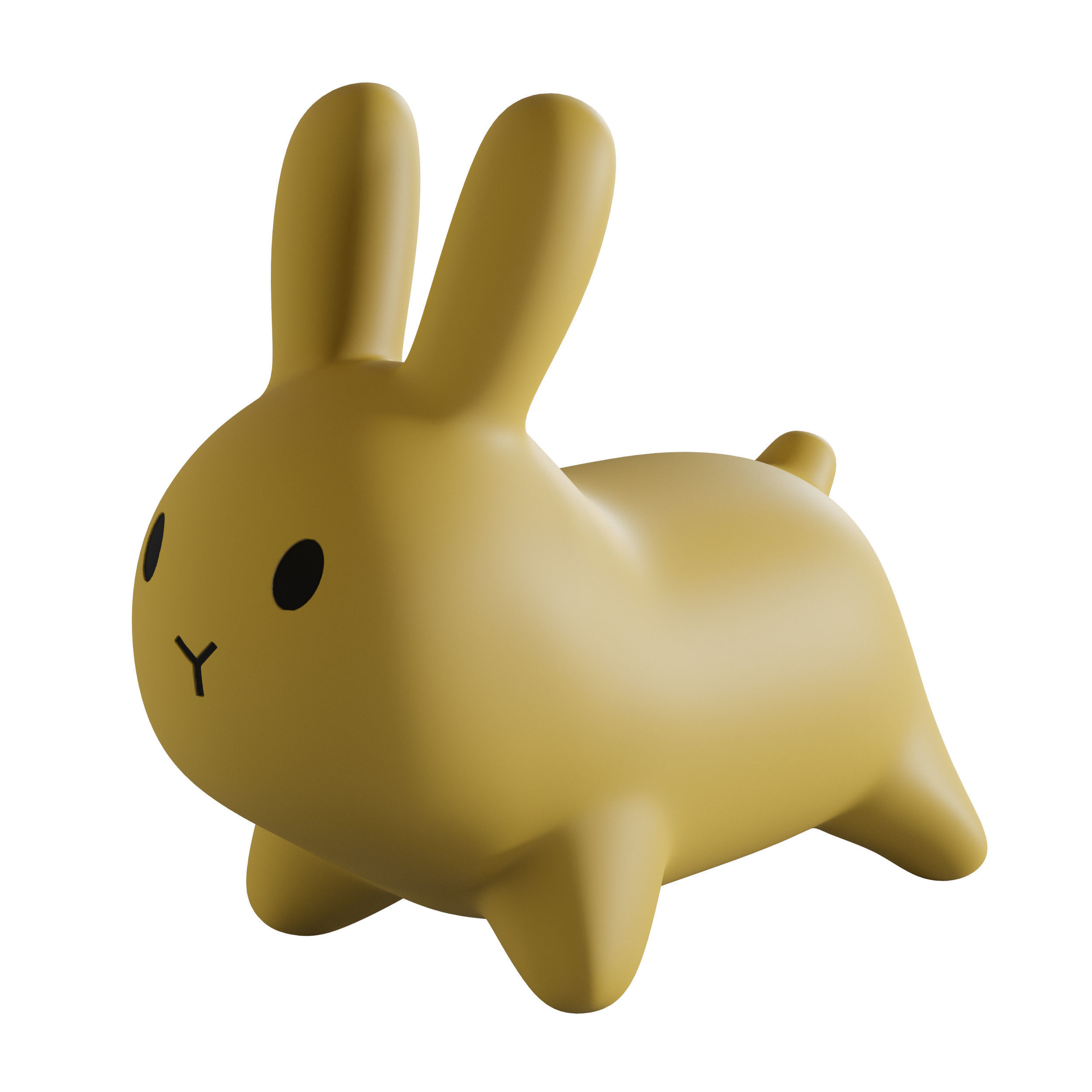 Cartoon Rabbit Stool 3D model | CGTrader