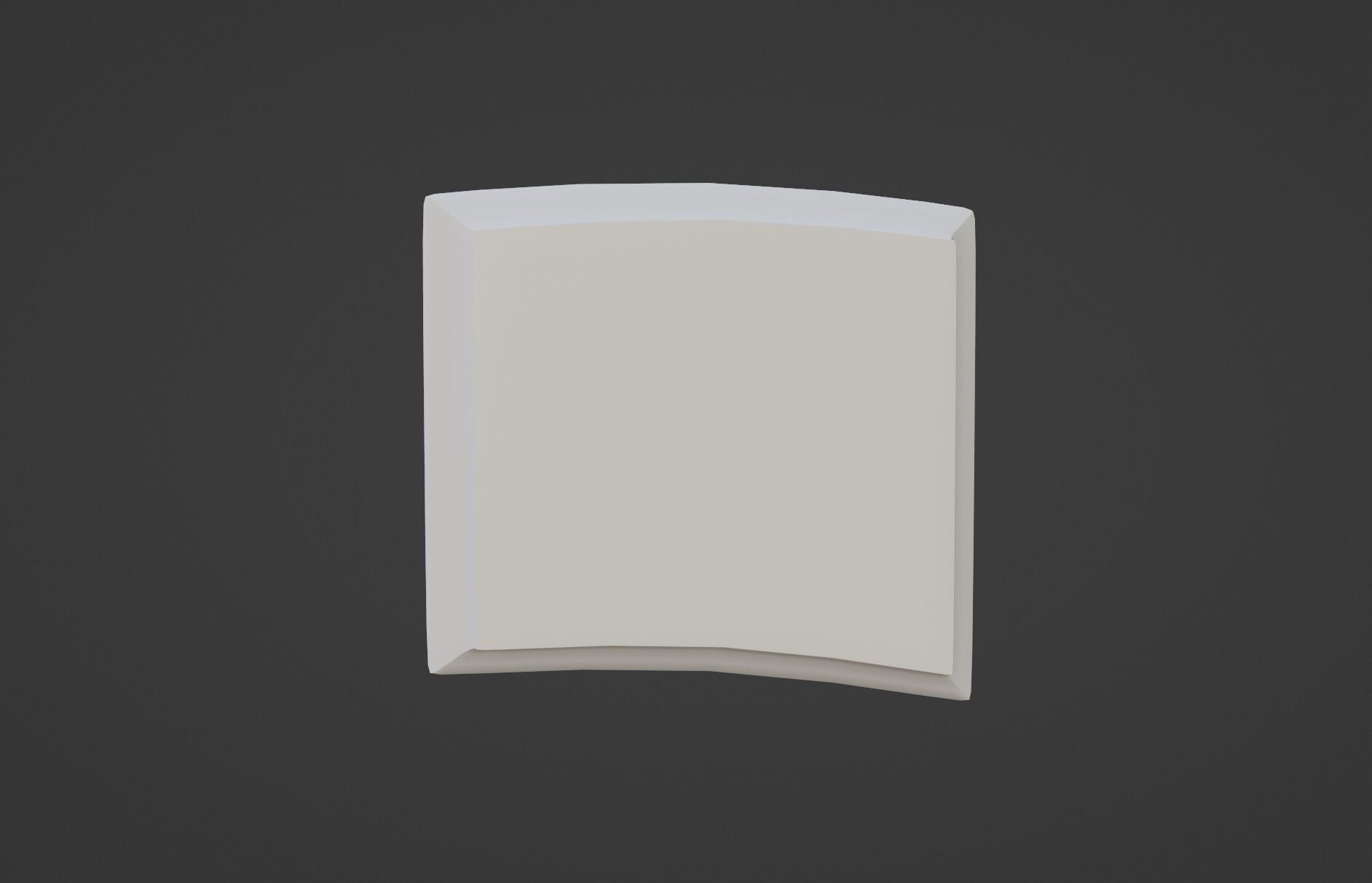 White intercom with screen 3D model | CGTrader