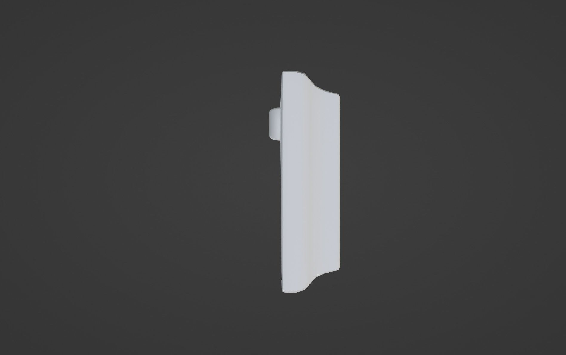 White intercom with screen 3D model | CGTrader