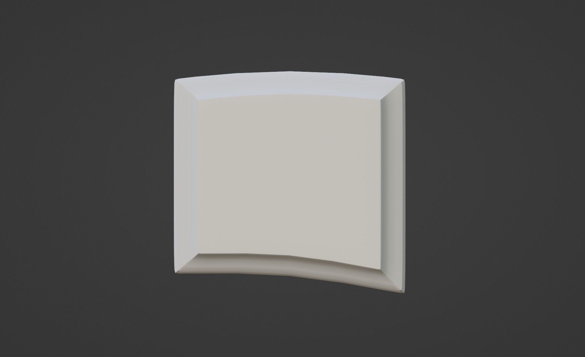 White intercom with screen 3D model | CGTrader
