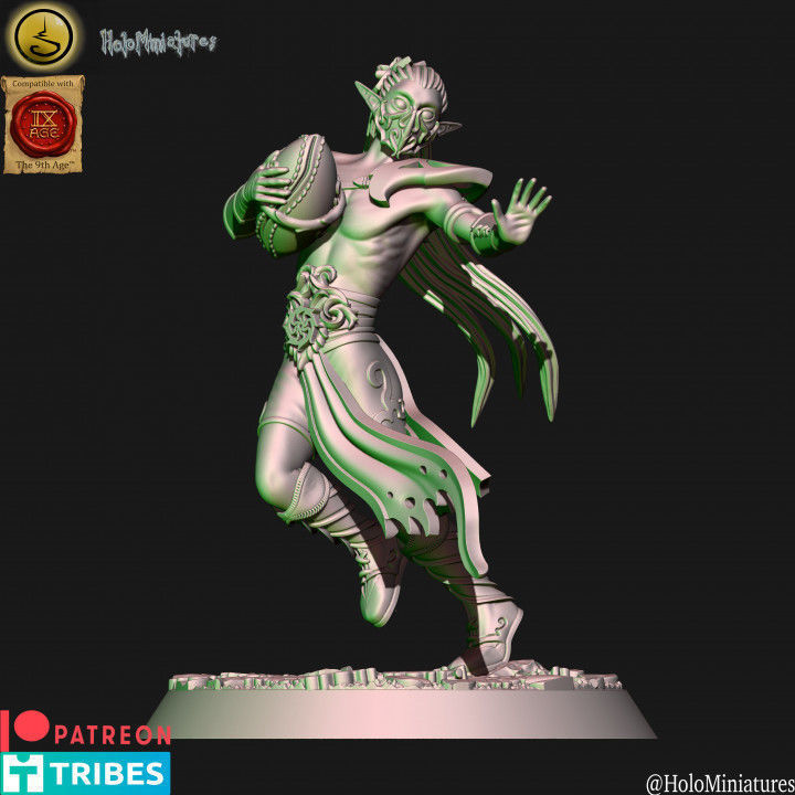 wood elves fantasy football team 3D model 3D printable | CGTrader