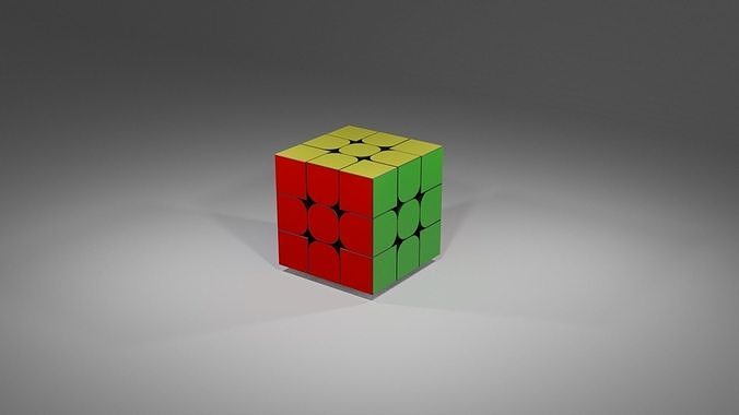 3D model Rubiks Cube fully editable VR / AR / low-poly | CGTrader