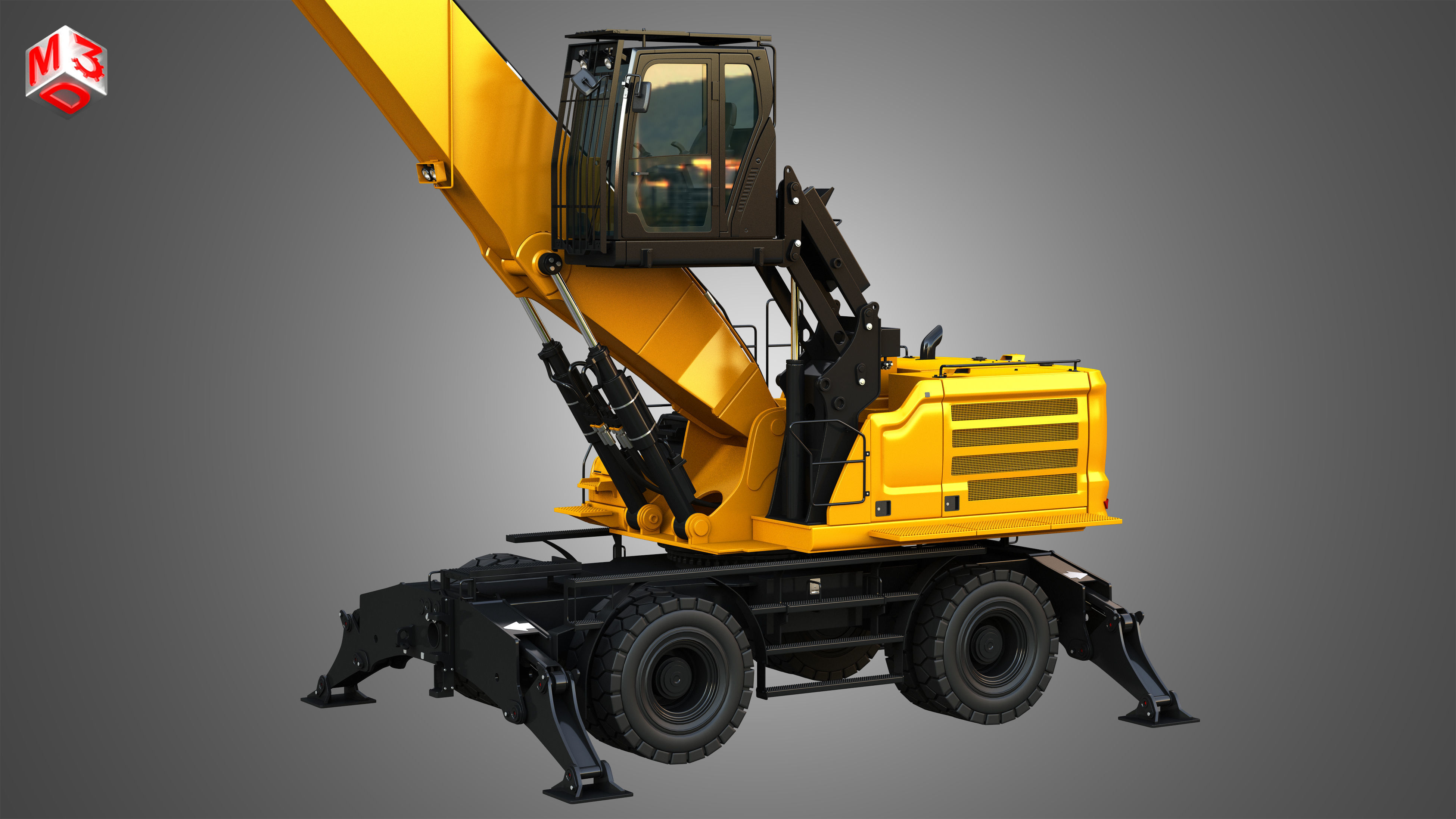 MH3050 - Wheel Material Handler 3D model | CGTrader
