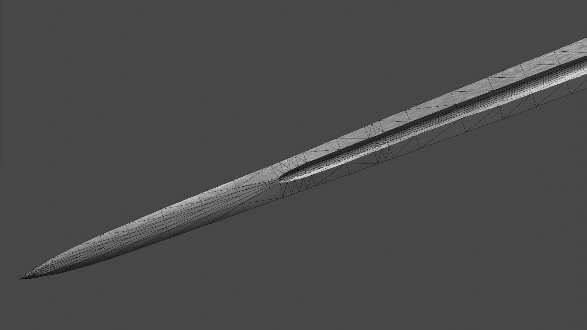 3D model Excalibur sword with Langsax handle VR / AR / low-poly | CGTrader