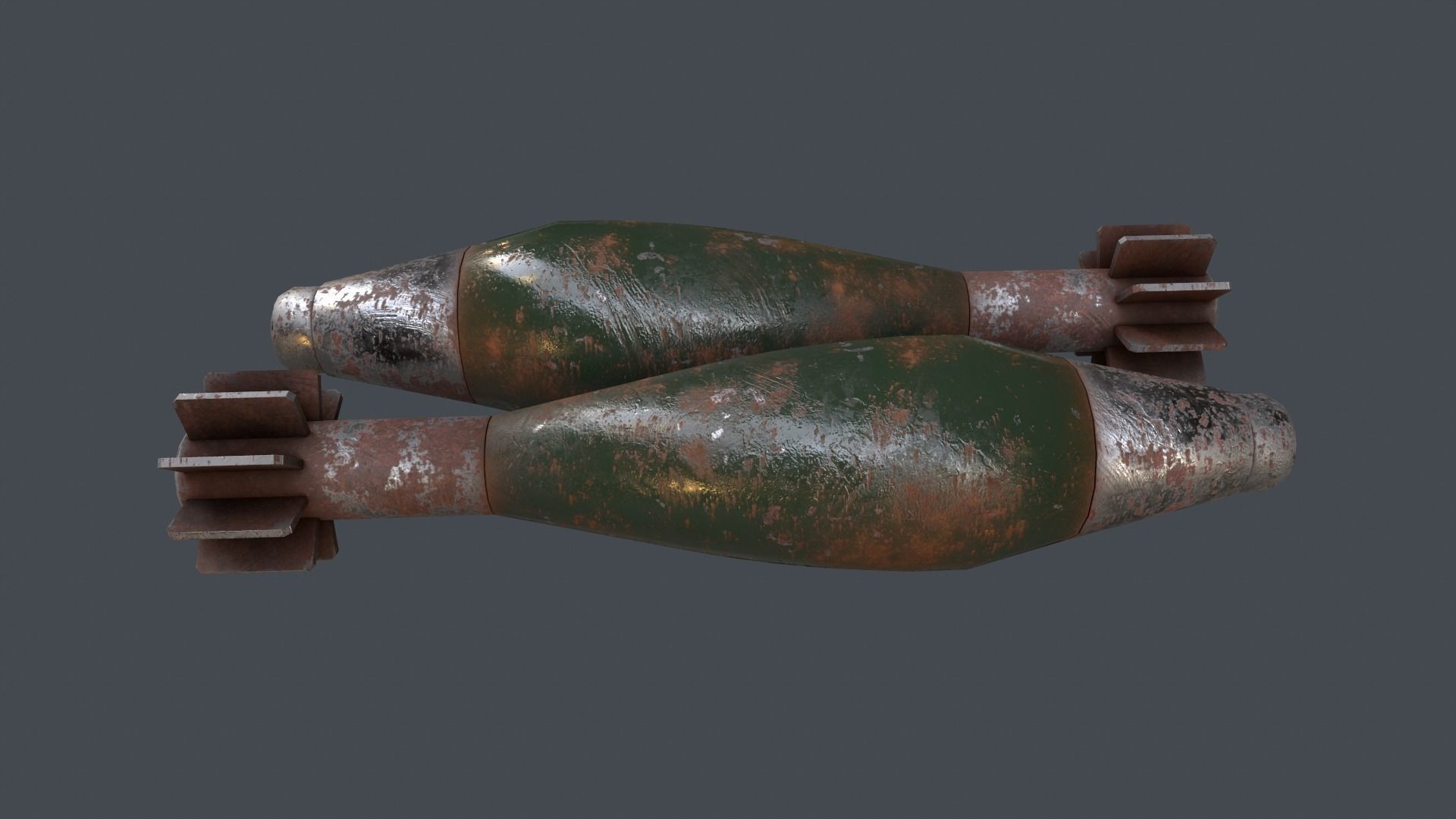 Mortar Projectile 60mm 3D model | CGTrader