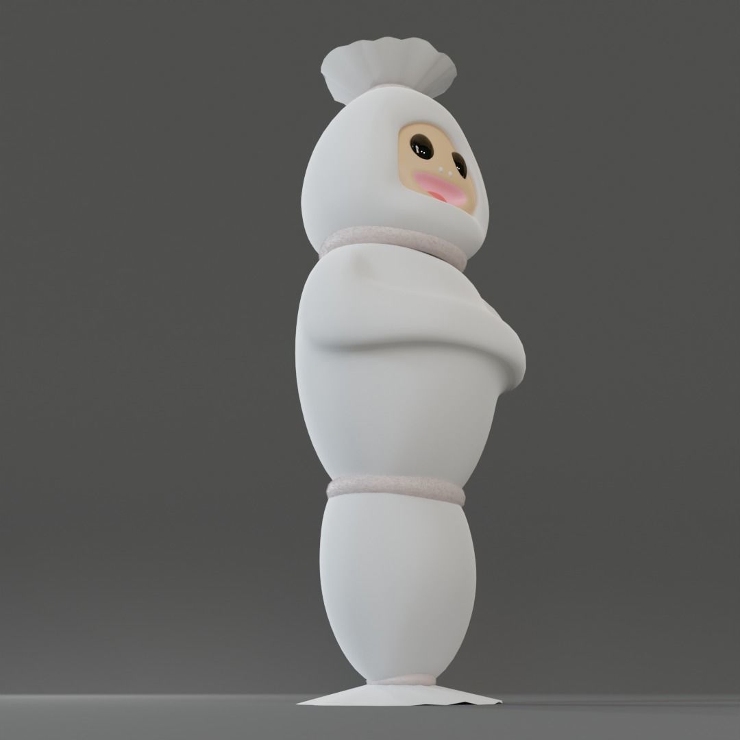 Pocong Indonesian Ghost 3D model | CGTrader