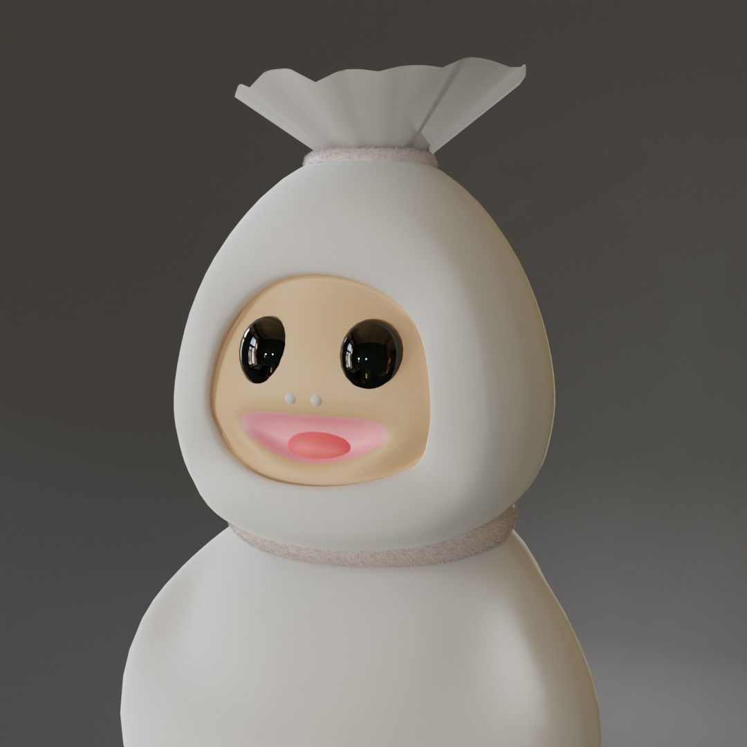 Pocong Indonesian Ghost 3D model | CGTrader