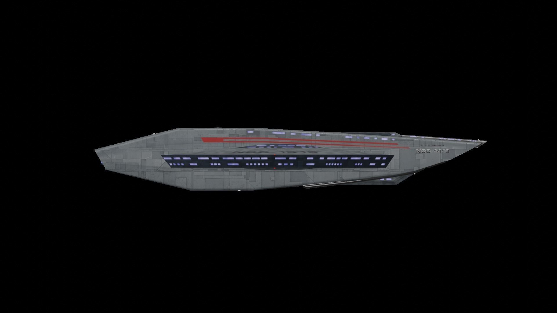 3D model Star Trek Magee-Class Starship VR / AR / low-poly | CGTrader