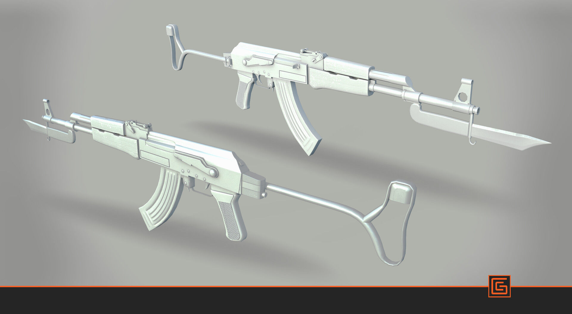 3D model AK-47 VR / AR / low-poly | CGTrader
