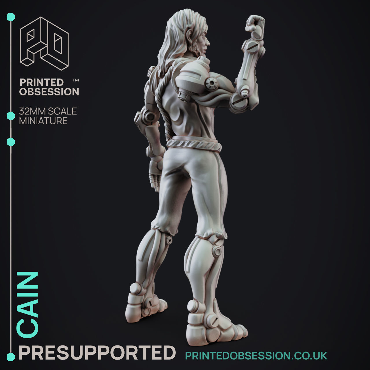 Cain - 3D Printable TTRPG - PRESUPPORTED - 32mm Scale 3D model 3D ...