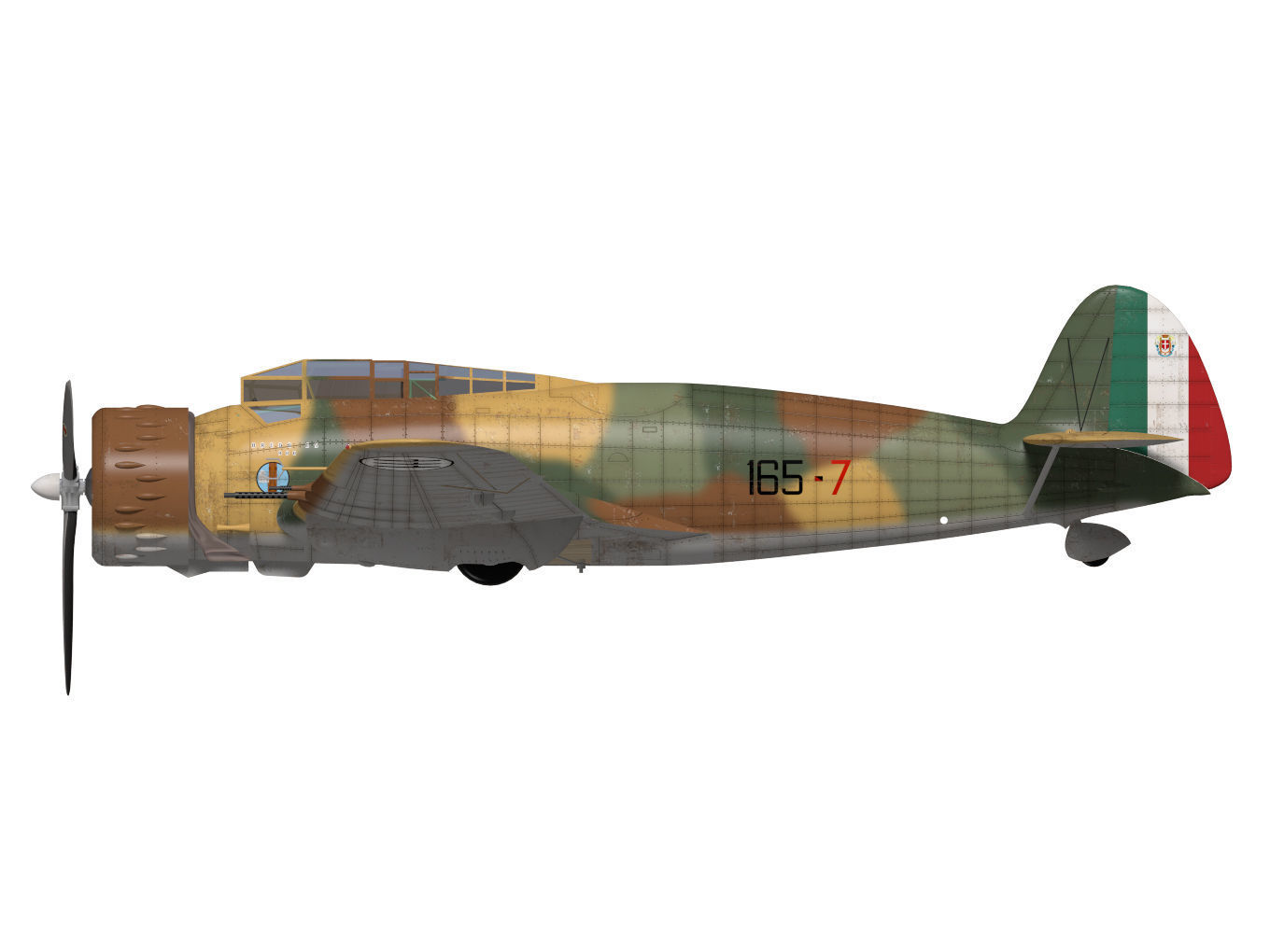 breda ba65 K14 3D model | CGTrader