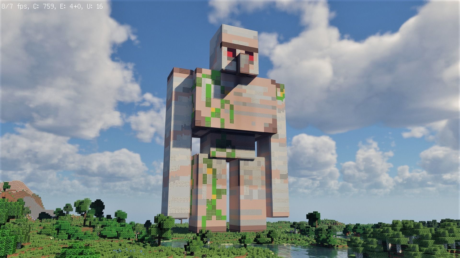 Iron Golem Minecarft Schematic free VR / AR / low-poly 3D model | CGTrader