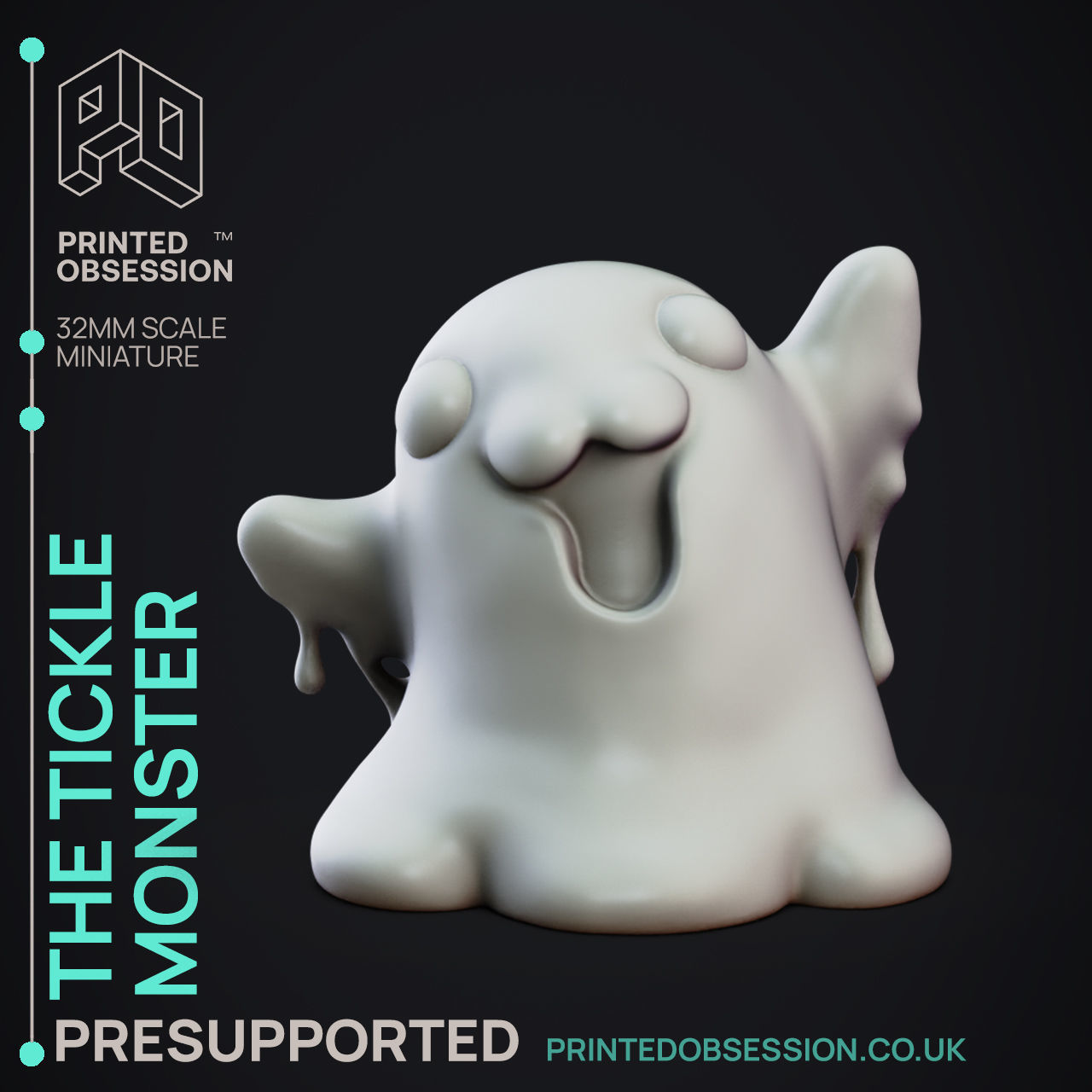 Tickle Monster - 3D Printable TTRPG - PRESUPPORTED - 32mm Scale 3D ...