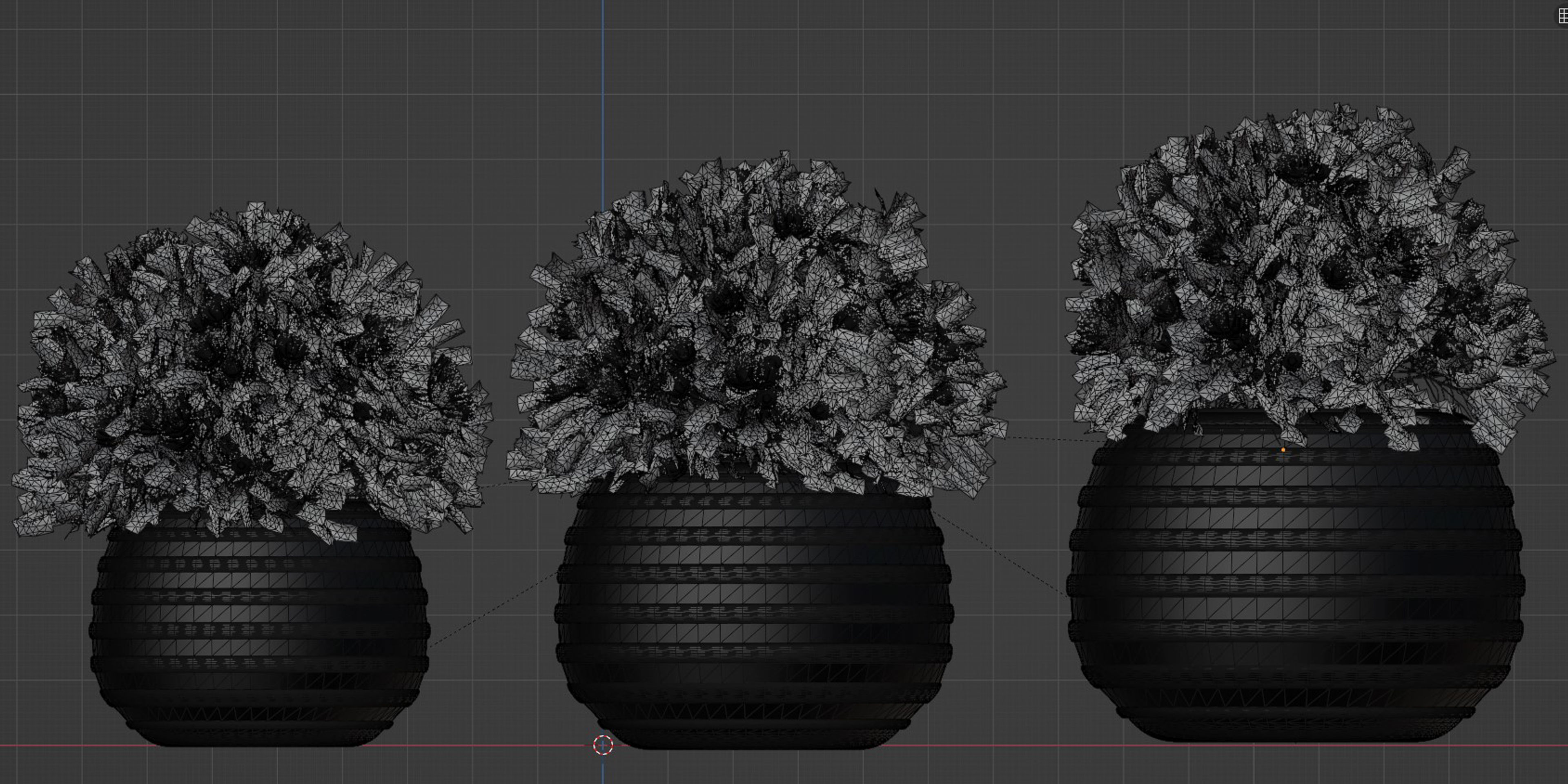 collection flowering bush vol 16-Blender 3D model | CGTrader
