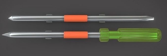 3D model Screw Driver VR / AR / low-poly | CGTrader