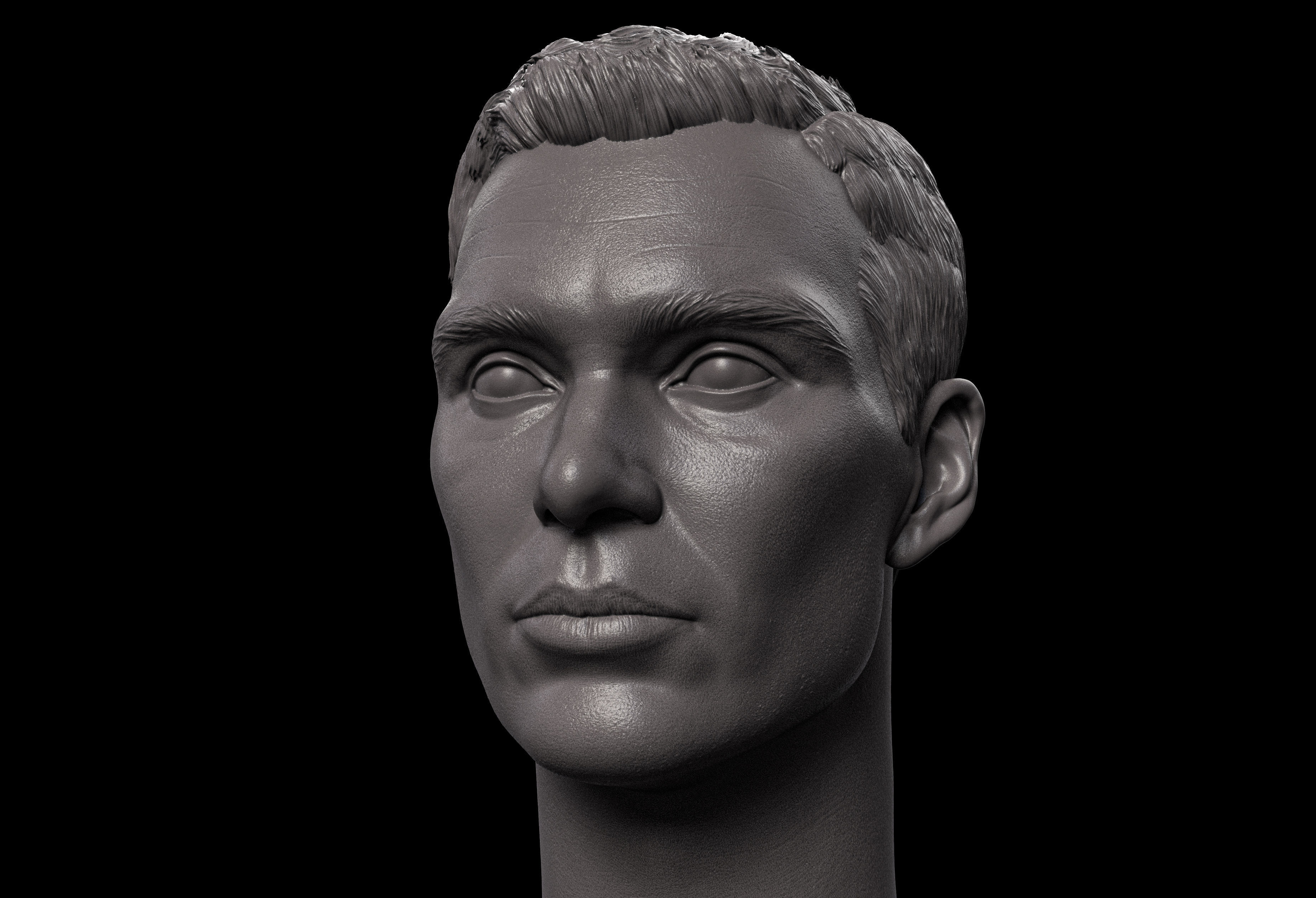 OPPENHEIMER- Cillian Murphy Head 3D model 3D printable | CGTrader