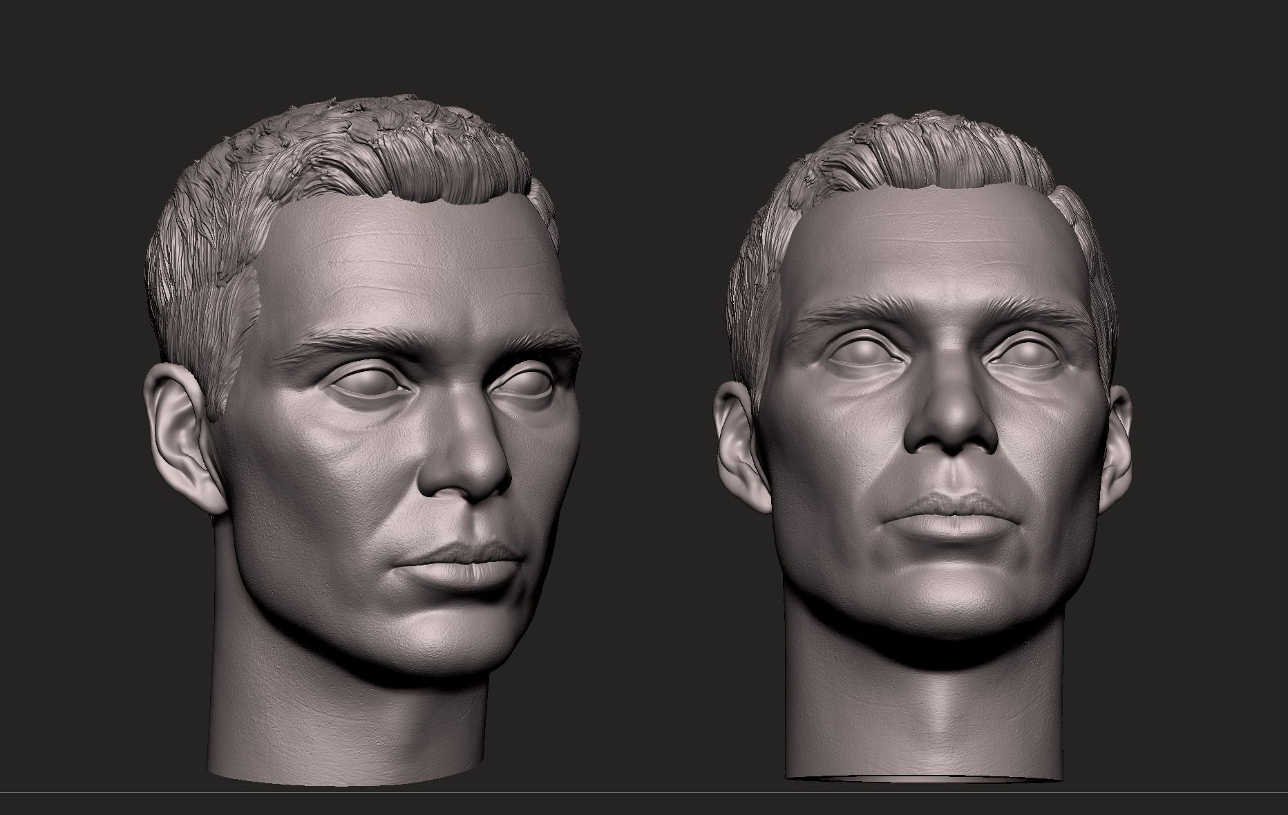 OPPENHEIMER- Cillian Murphy Head 3D model 3D printable | CGTrader